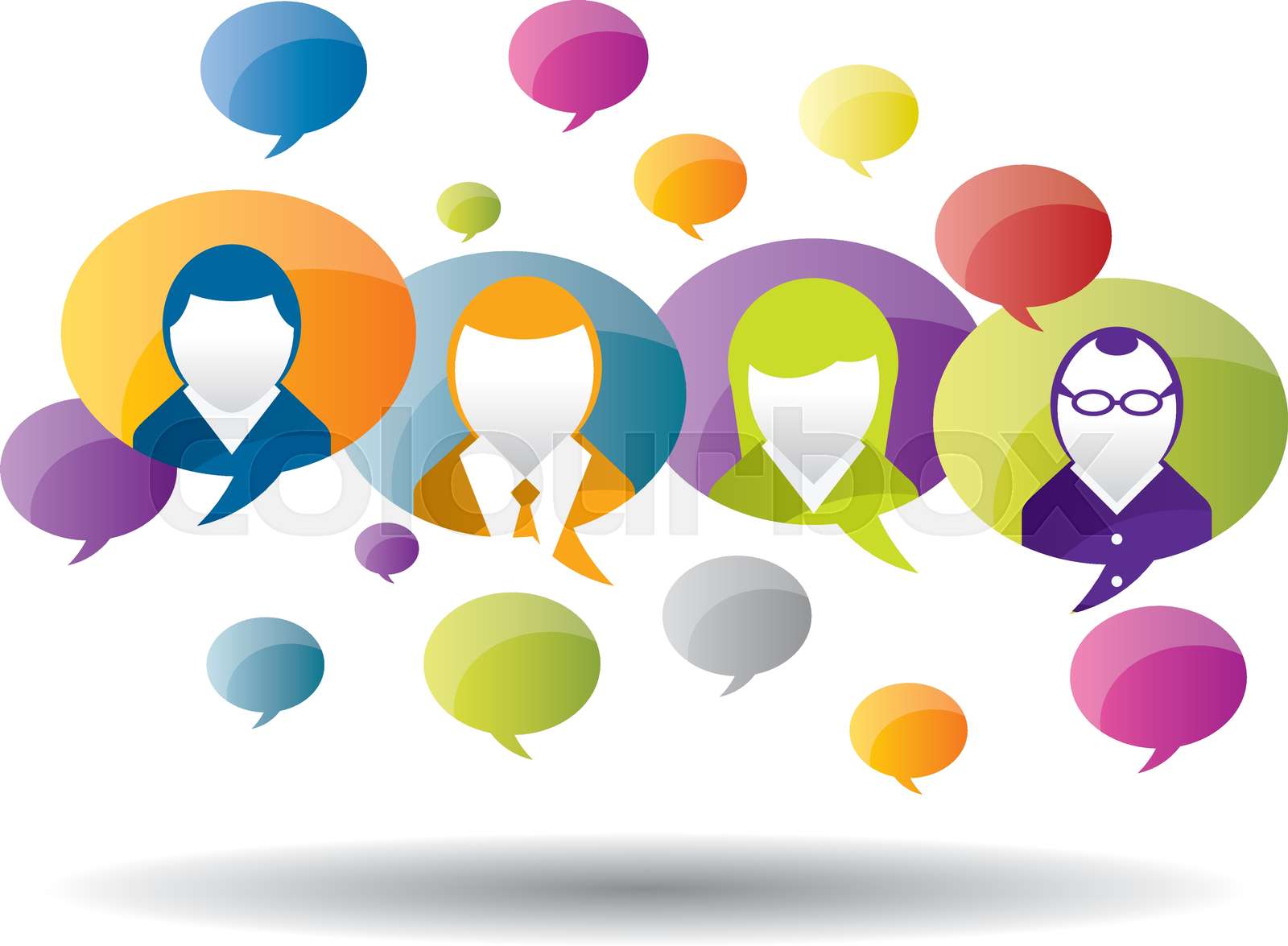 business communication | Stock vector | Colourbox