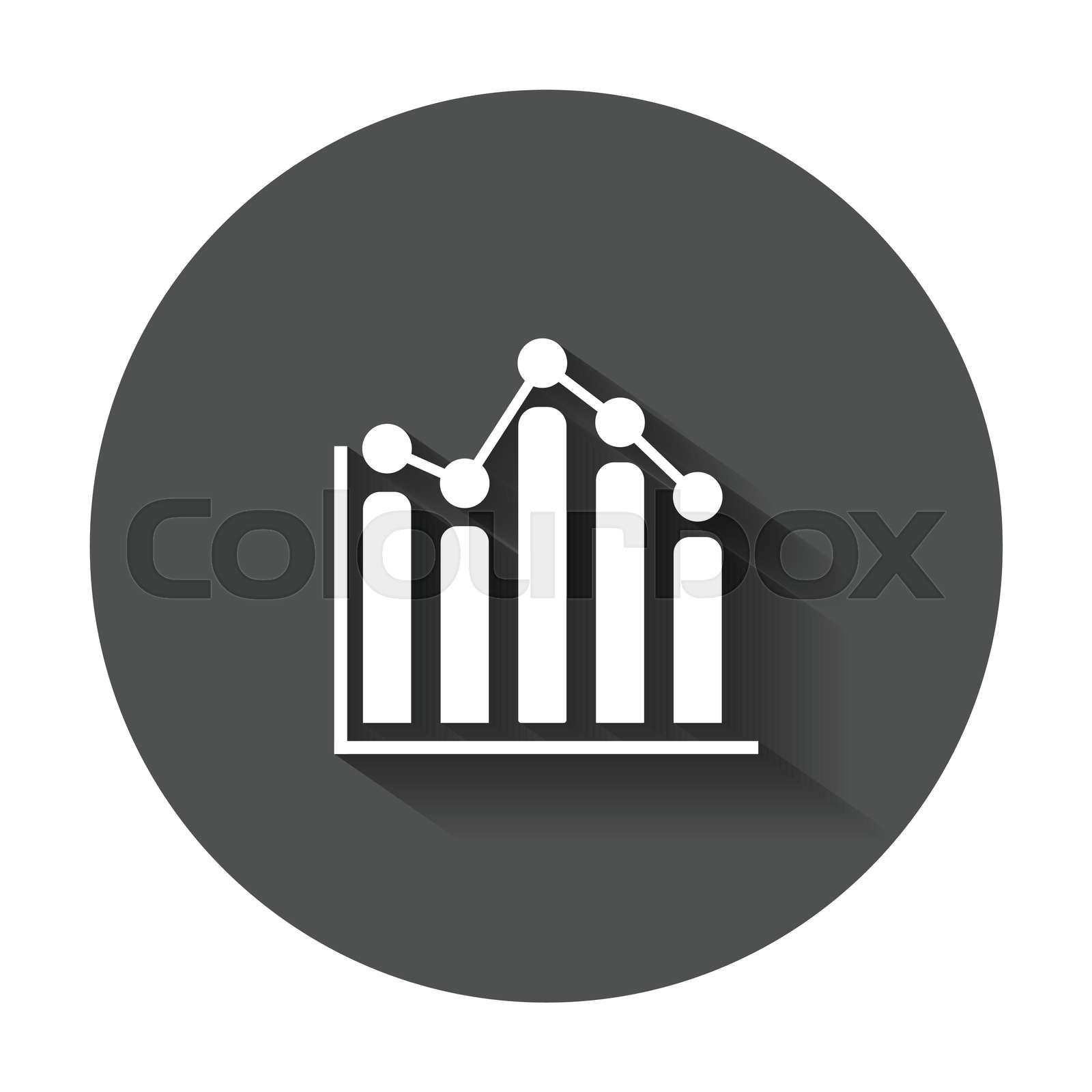 icon, graf, chart | Stock-Vektor | Colourbox