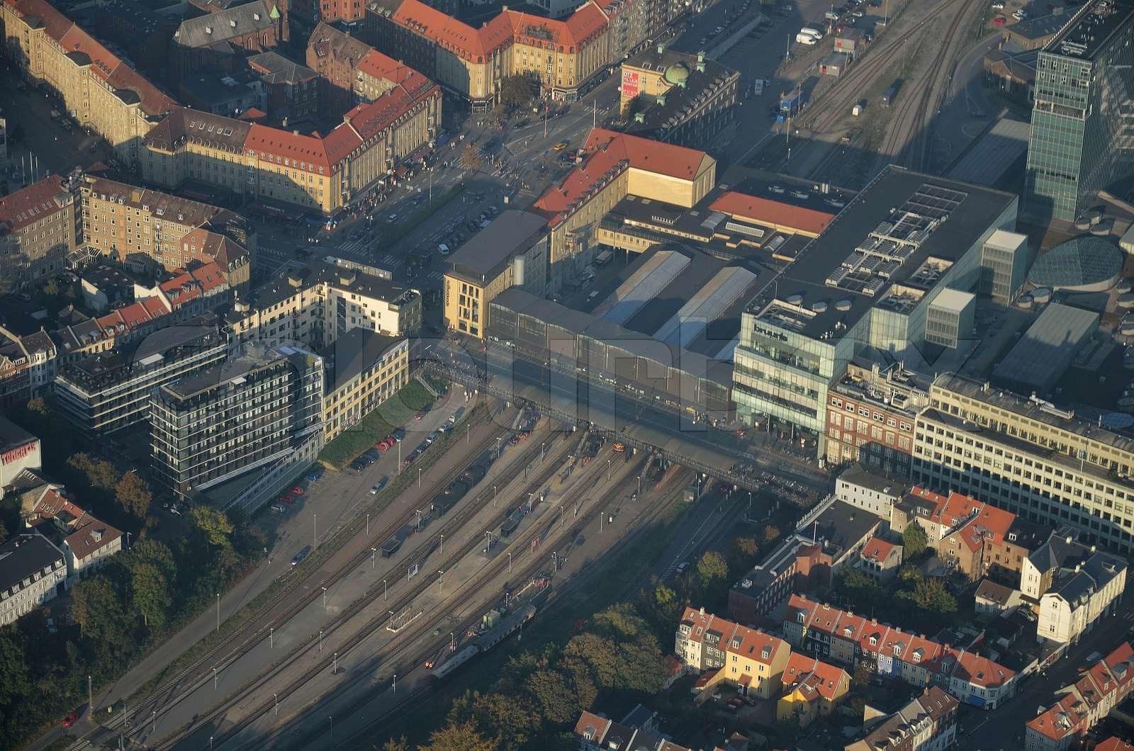 Aarhus, Hauptbahnhof, | Stock Bild | Colourbox