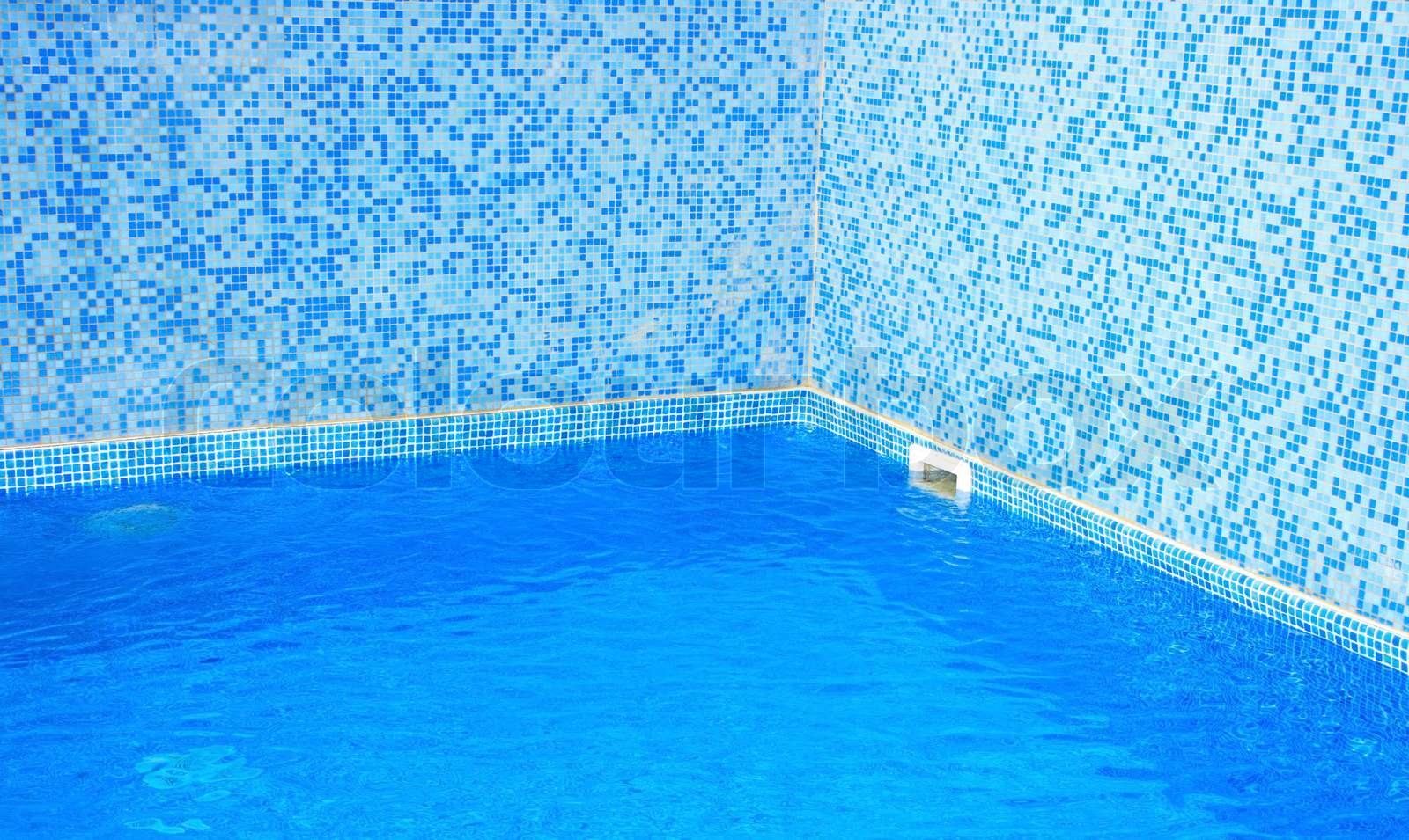 Blue water in swimming pool. | Stock image | Colourbox