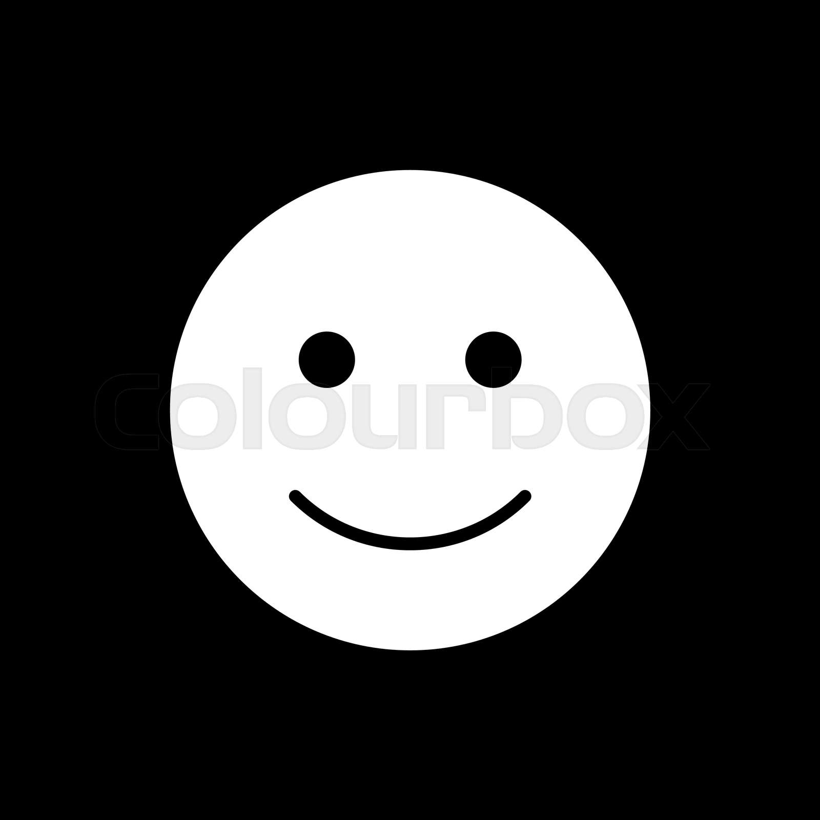 Smile Icon Black And White
