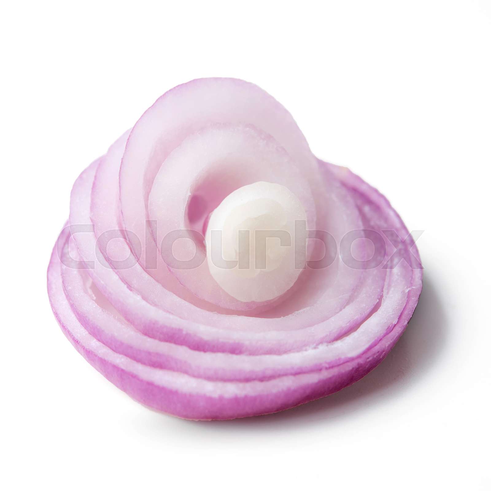 slice red onion | Stock image | Colourbox