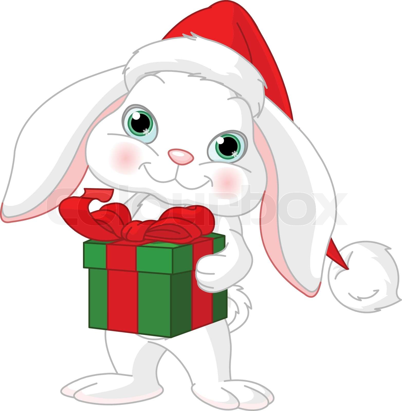 Cute Christmas Rabbit