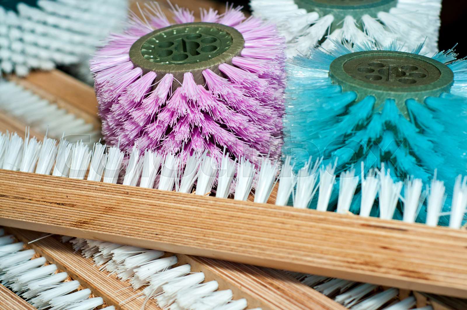 The pile of brushes | Stock image | Colourbox