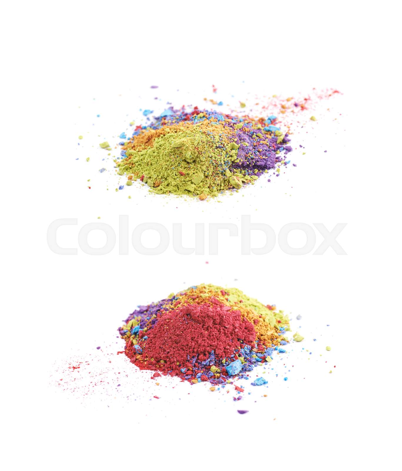 Pile of dusted paint pigment isolated | Stock image | Colourbox