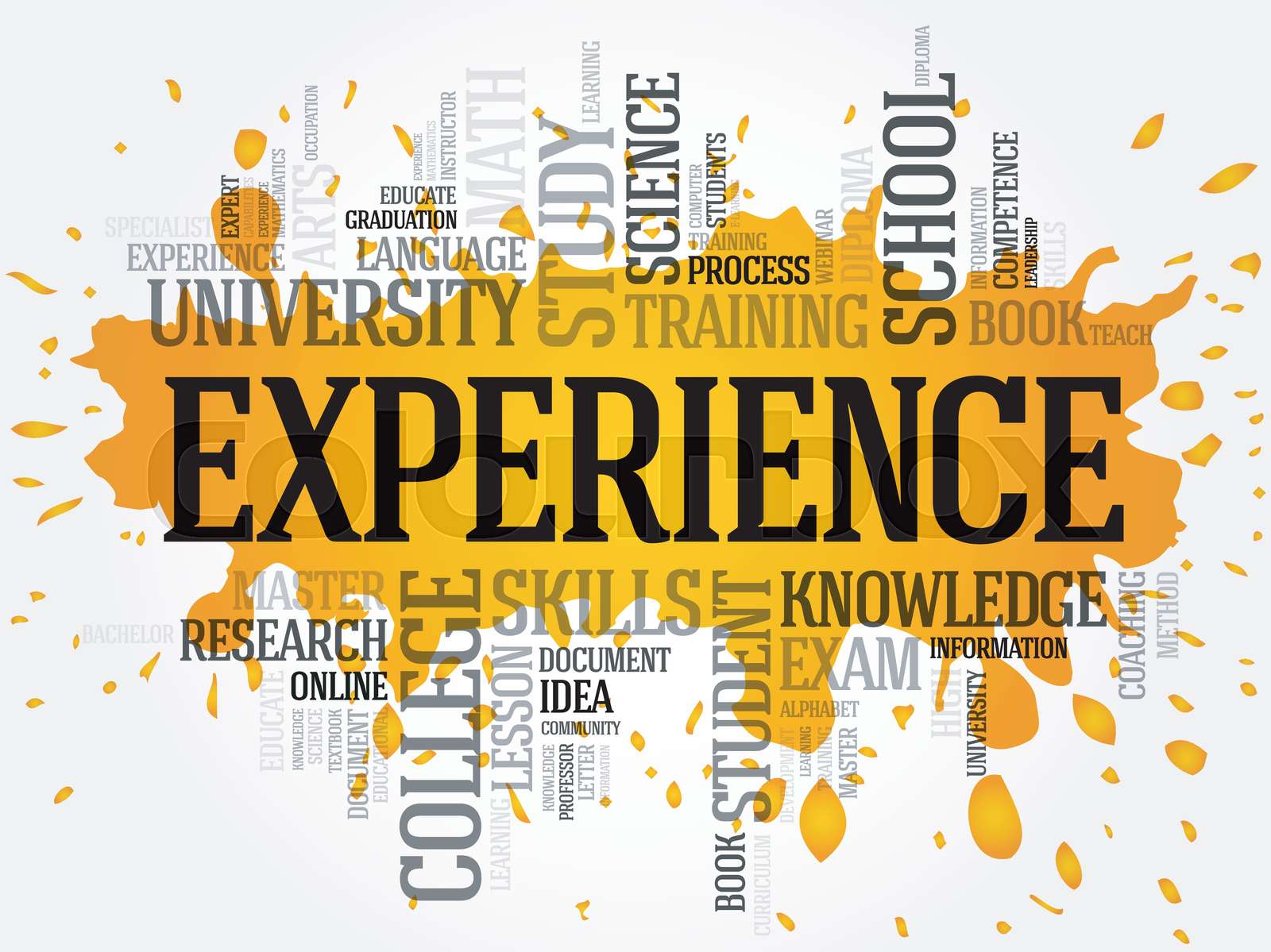 Experience word cloud collage | Stock vector | Colourbox Experience word cloud collage | Stock vector | Colourbox
