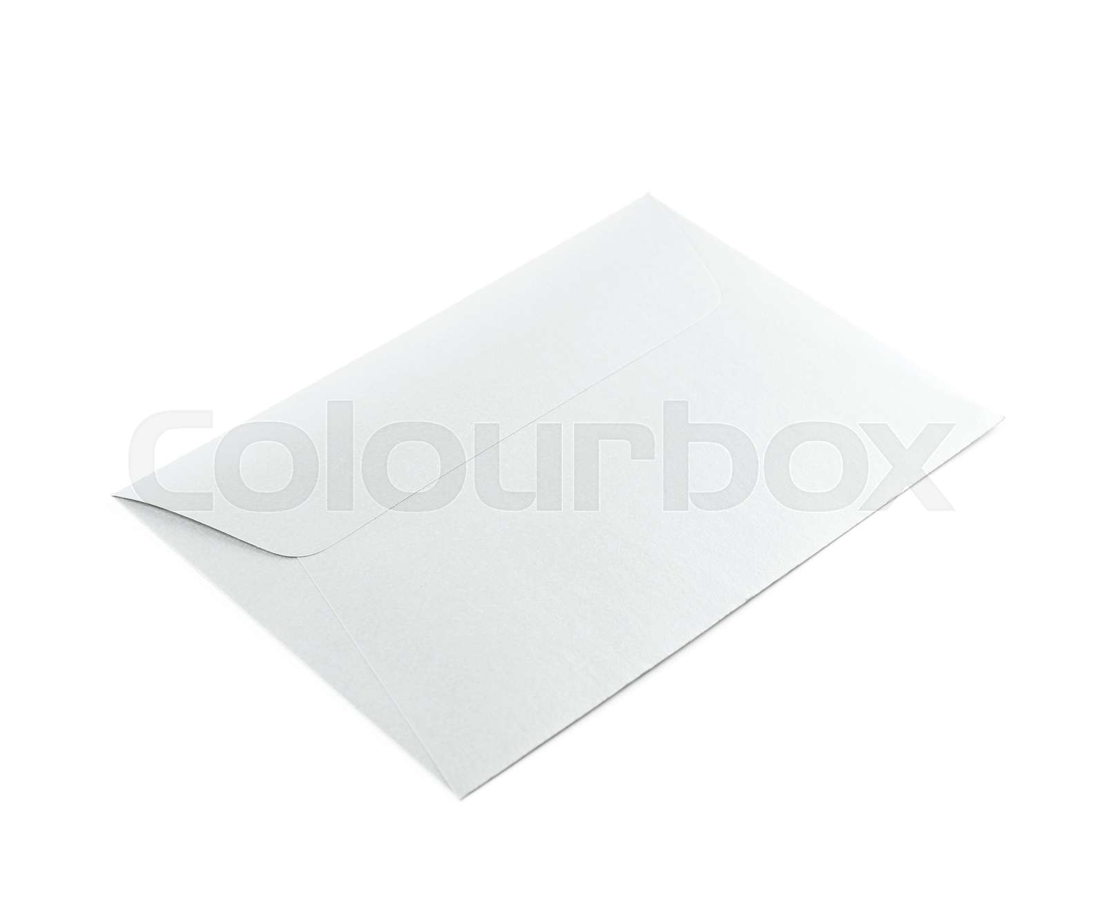 Closed paper envelope isolated | Stock image | Colourbox