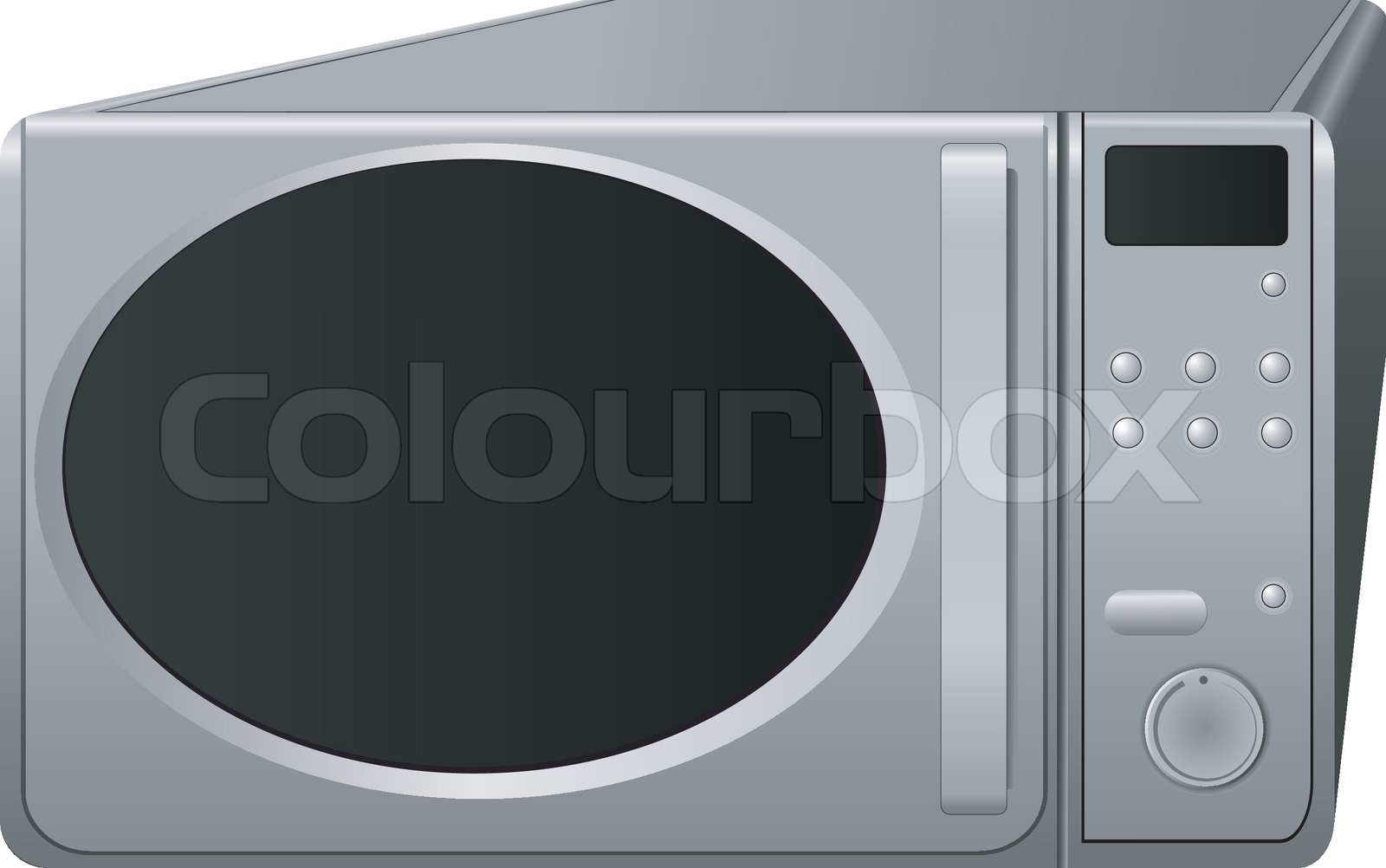 microwave. vector | Stock vector | Colourbox