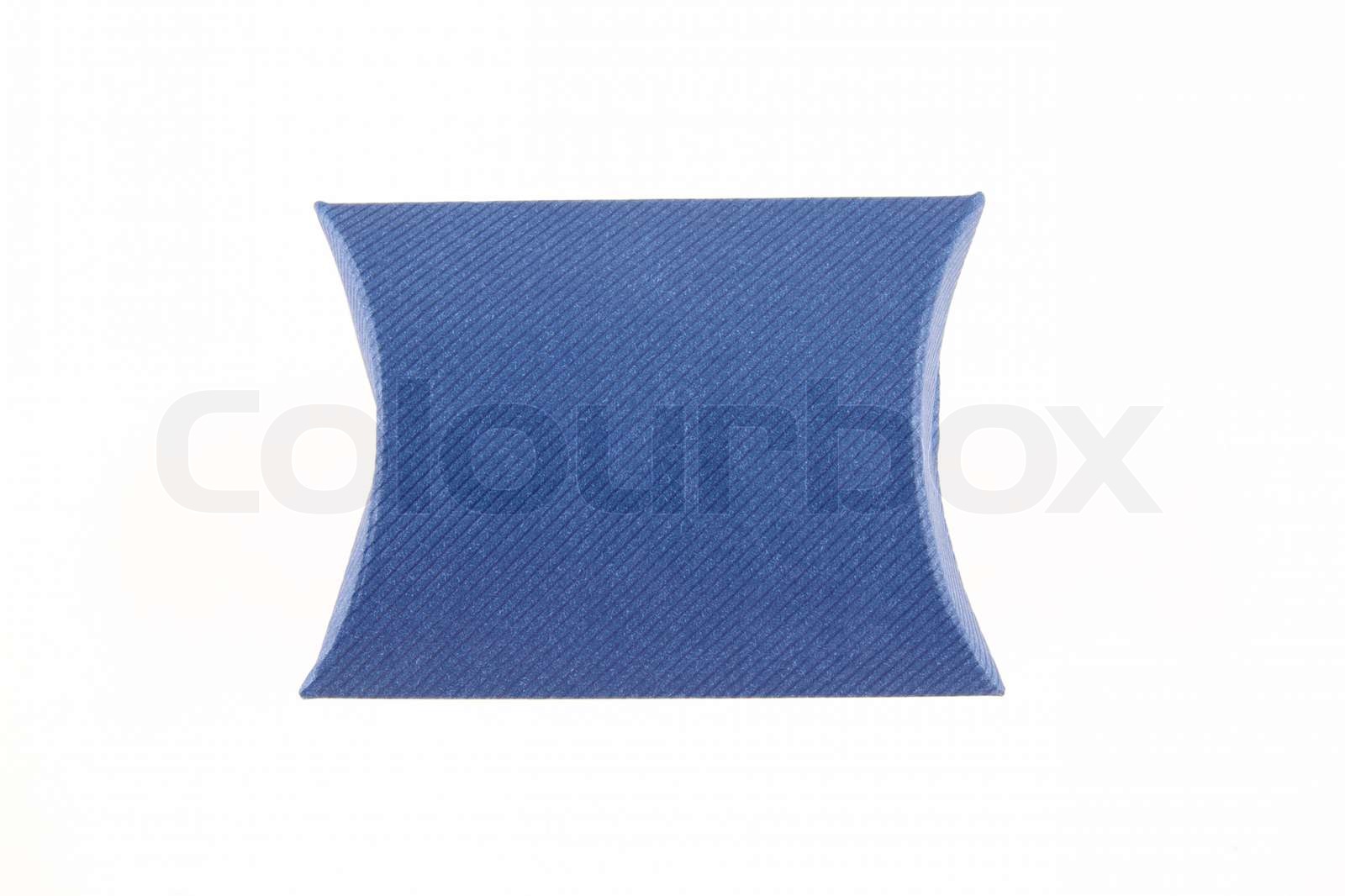 Blank blue box isolated for your site | Stock image | Colourbox