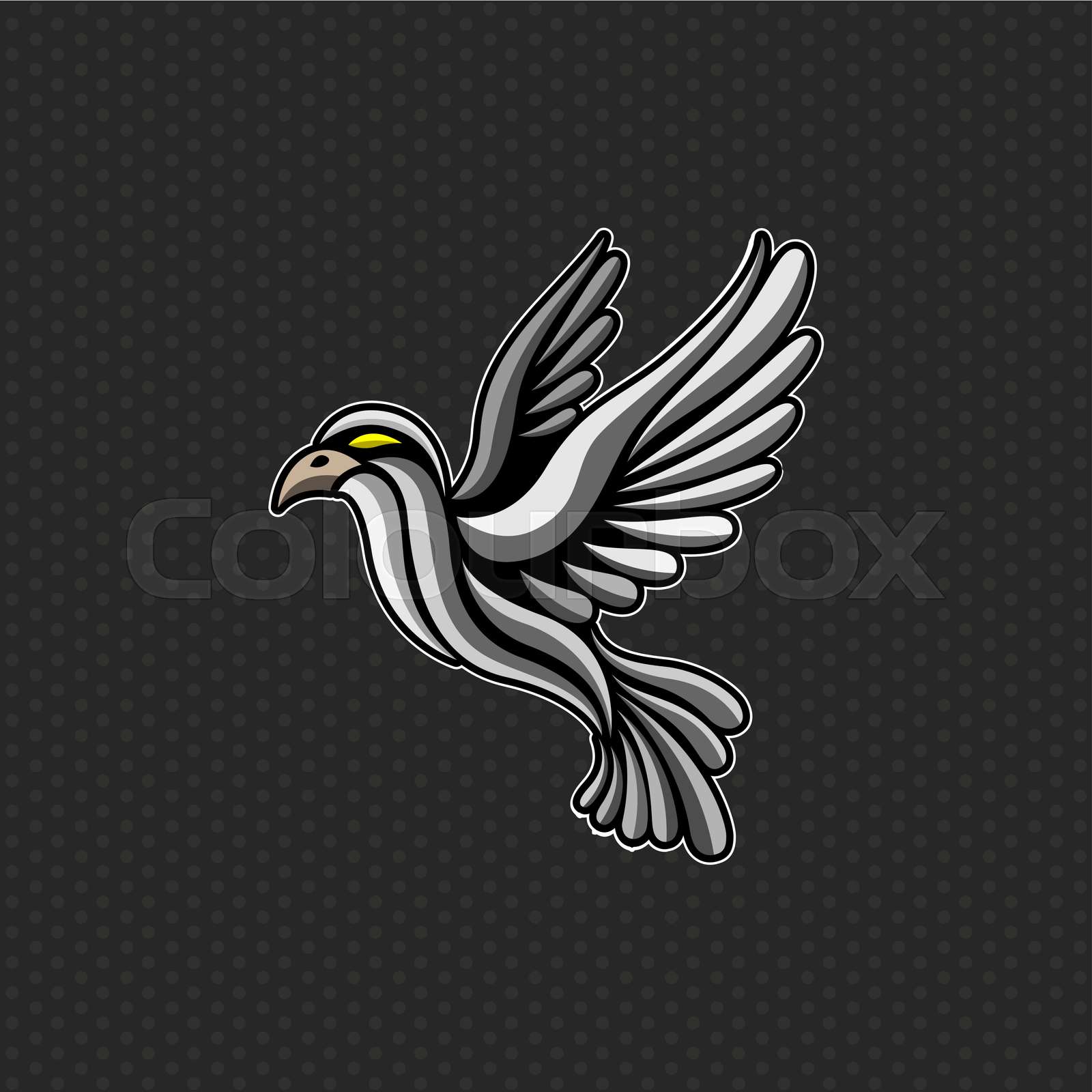 Bird logo design template ,Bird head icon Vector illustration | Stock ...