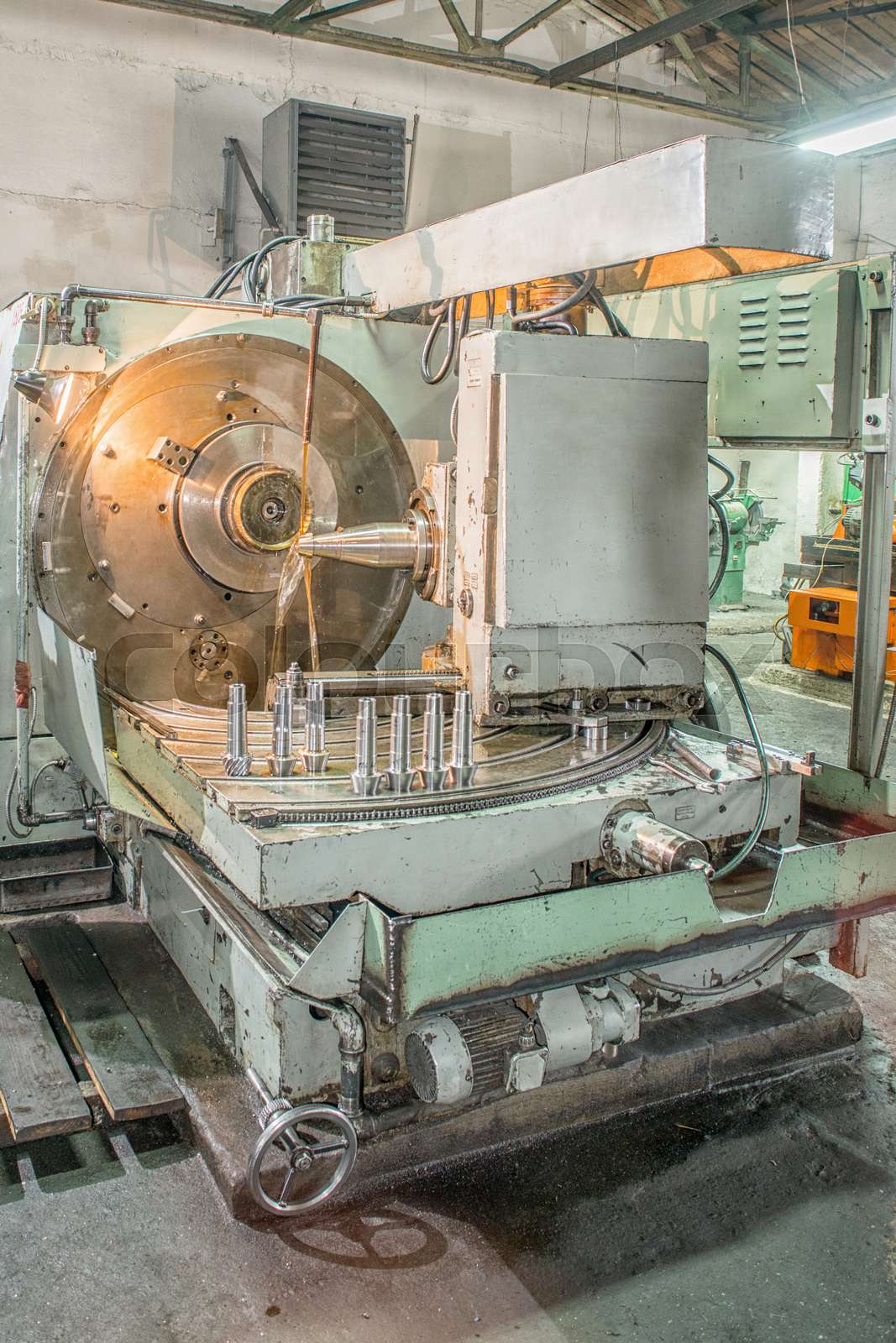 lathe machine | Stock image | Colourbox