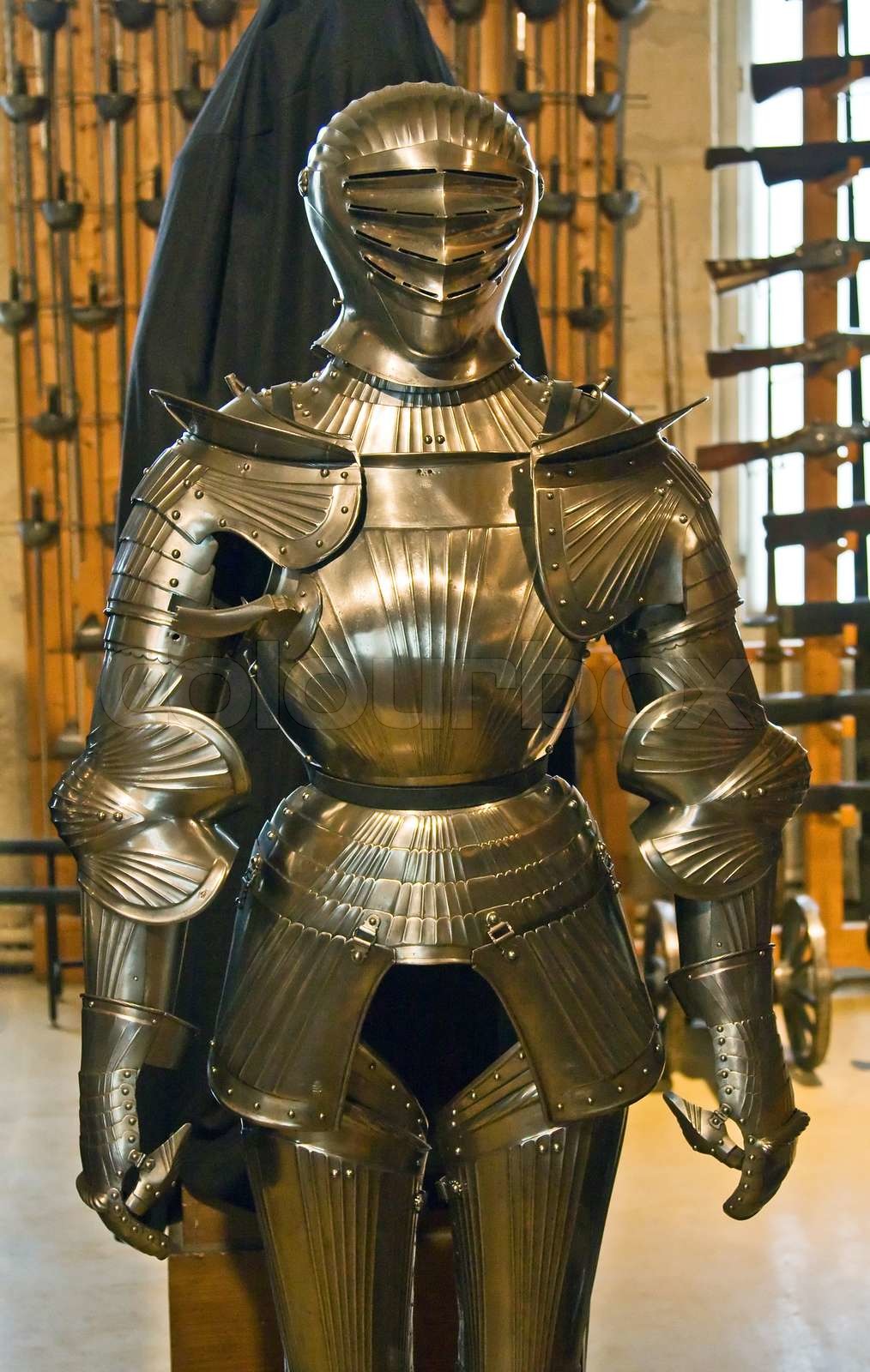 French King's armor in historical museum | Stock image | Colourbox