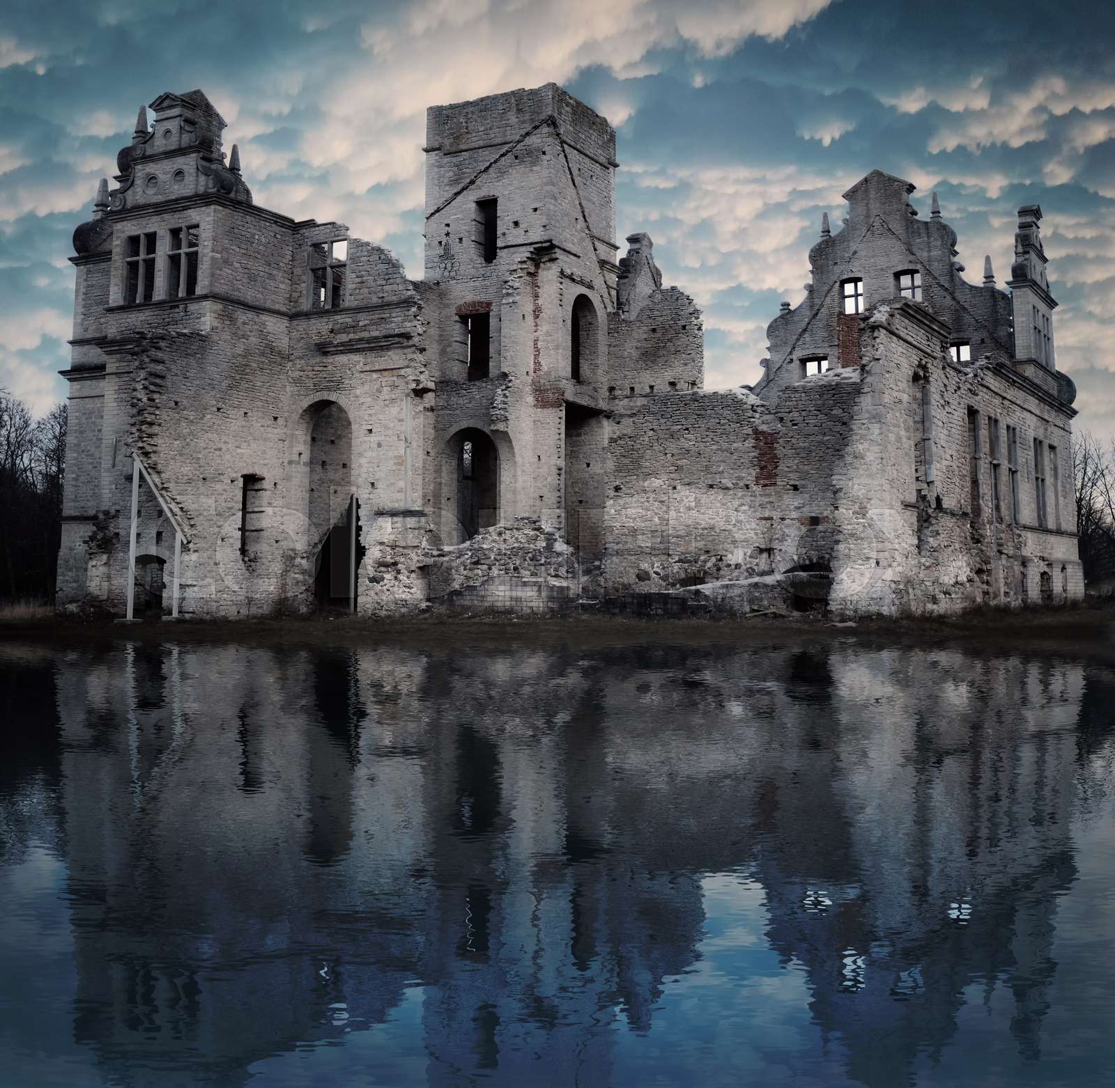 flood and ruins | Stock image | Colourbox