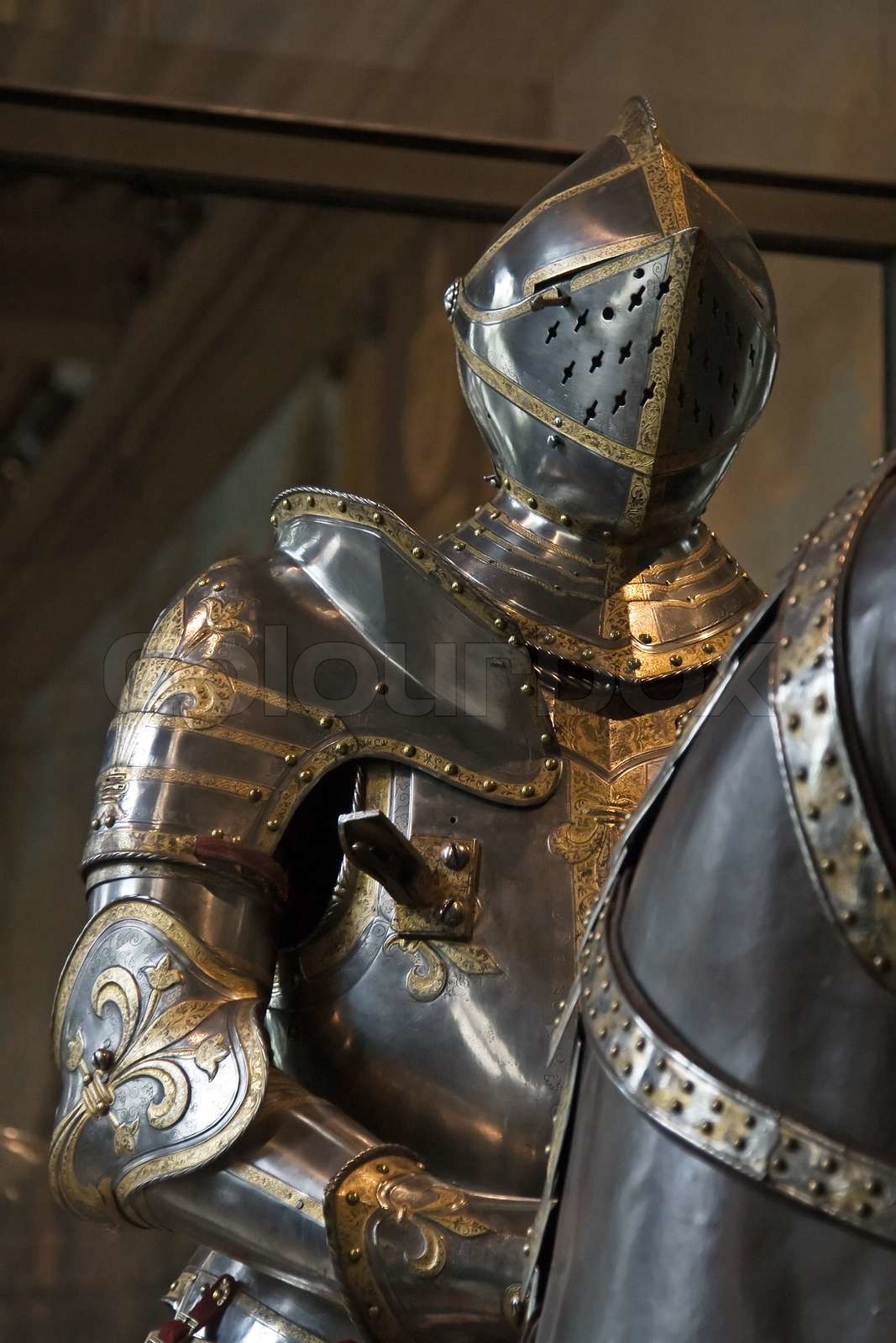 French King's armor in historical museum | Stock image | Colourbox
