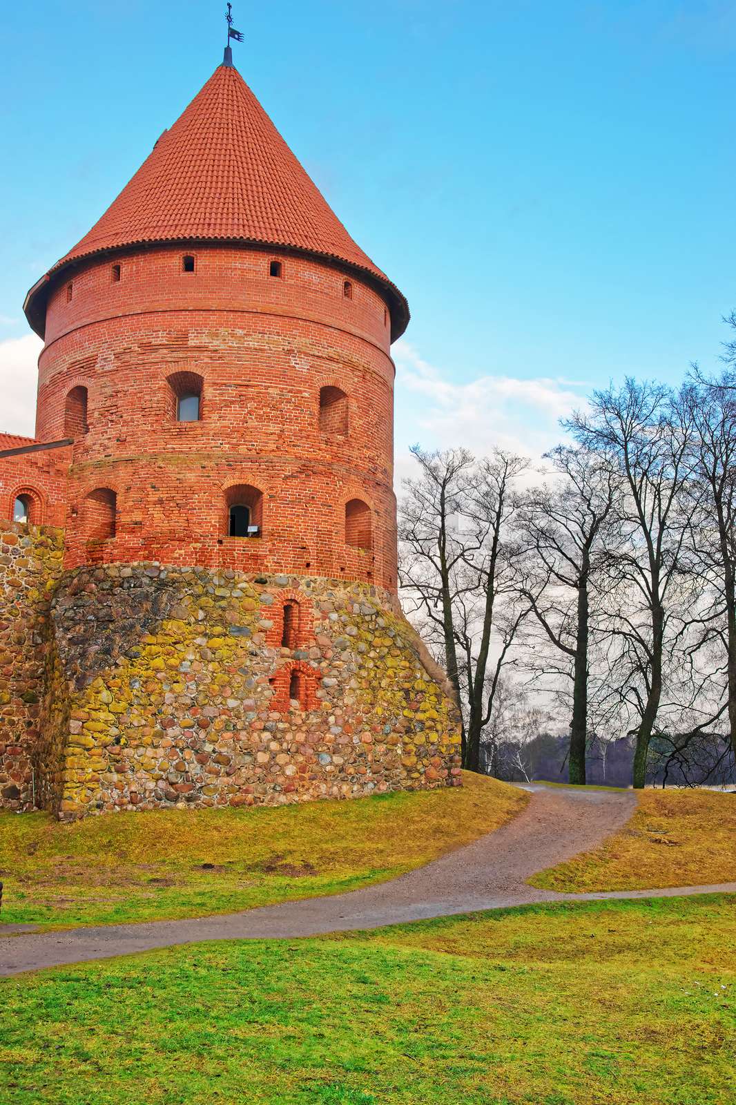 Tower of Trakai island castle museum | Stock image | Colourbox