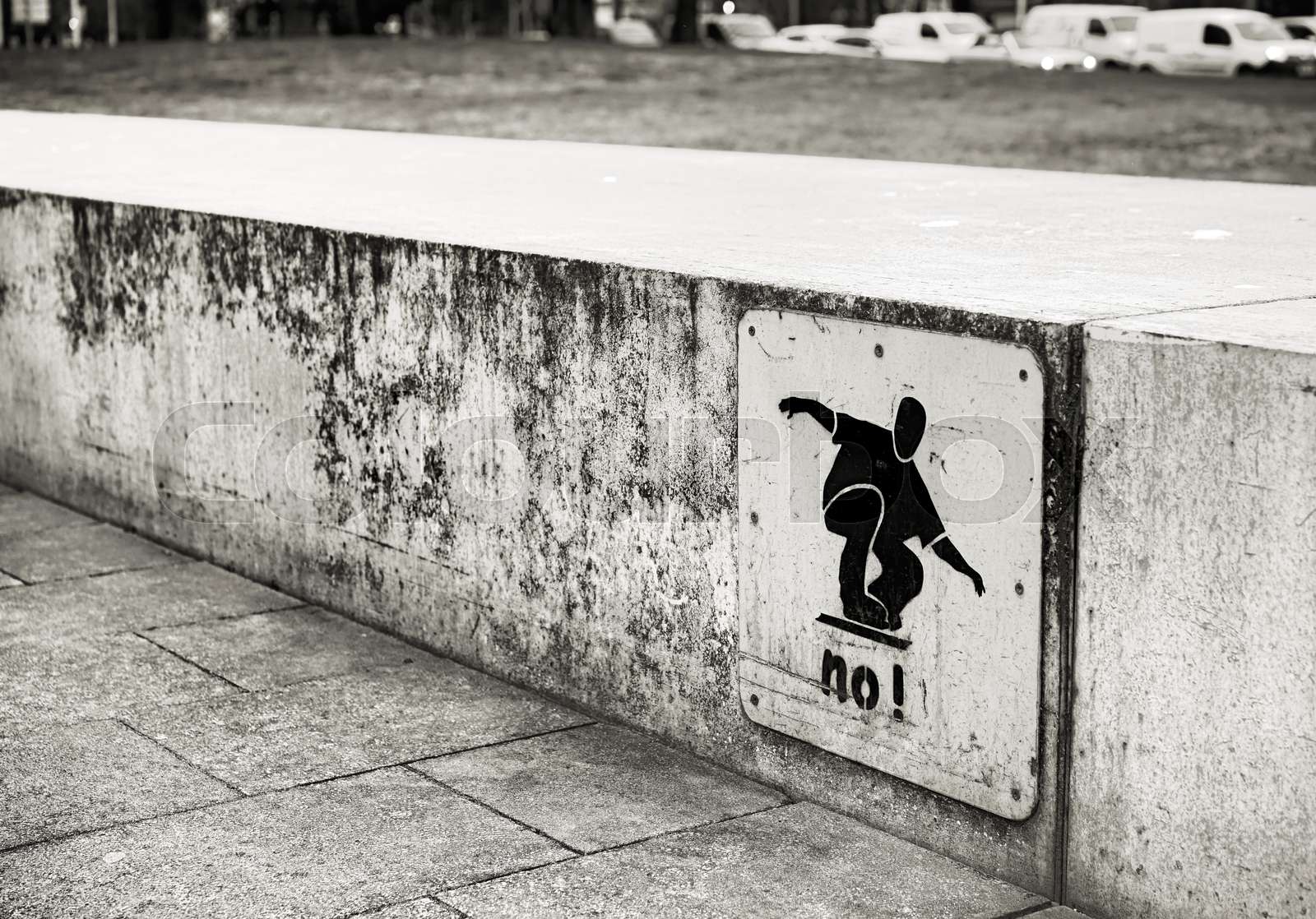 Skateboard ban | Stock image | Colourbox