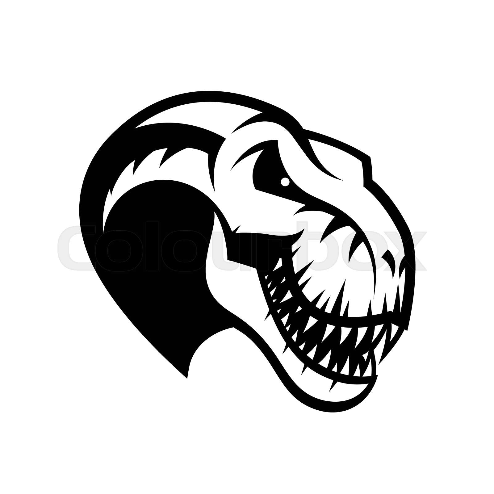 T Rex Head Silhouette