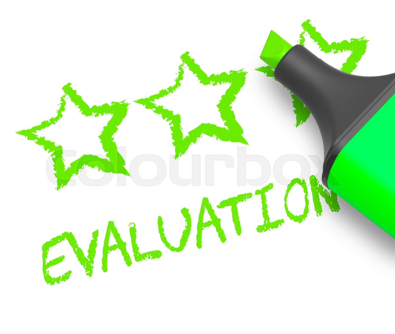 Evaluation Stars Represents Estimation And Evaluating 3d Illustration ...
