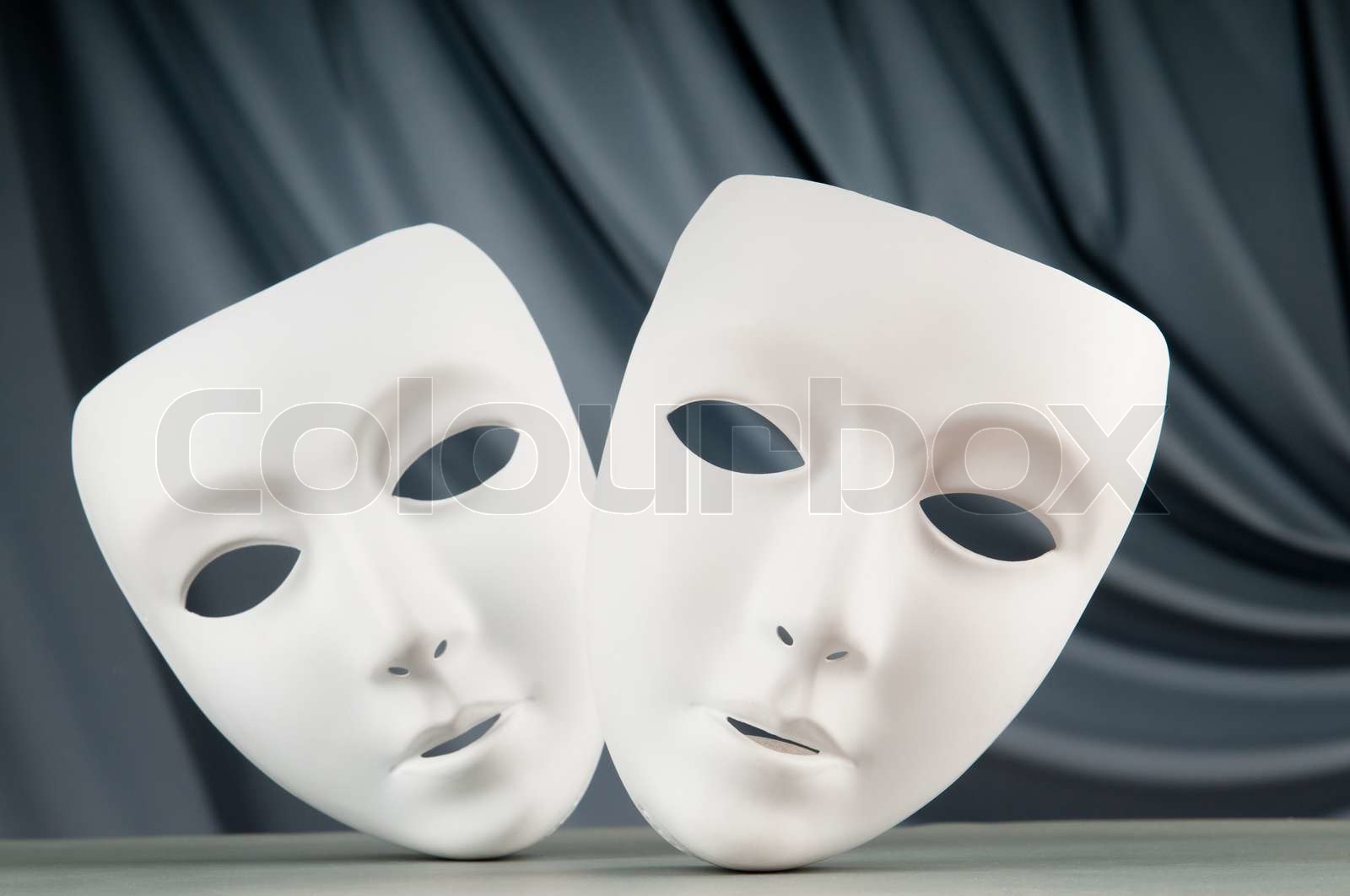 Masks with theatre concept | Stock image | Colourbox