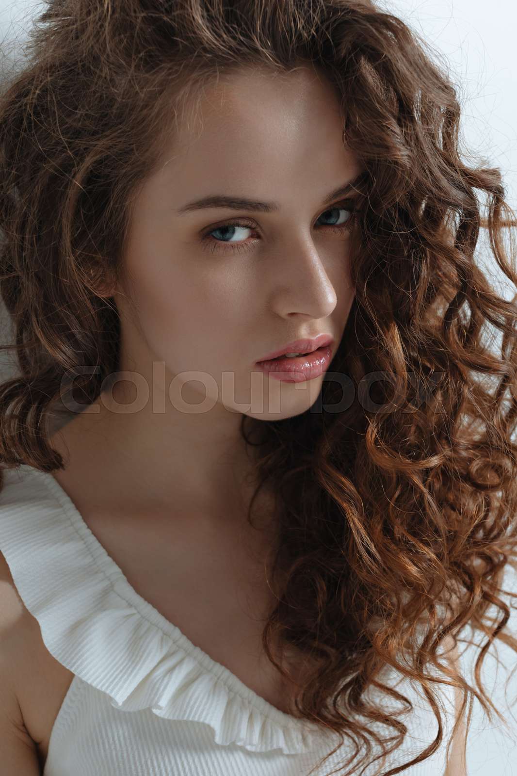 hübsch, attraktiv, und | Stock Bild | Colourbox