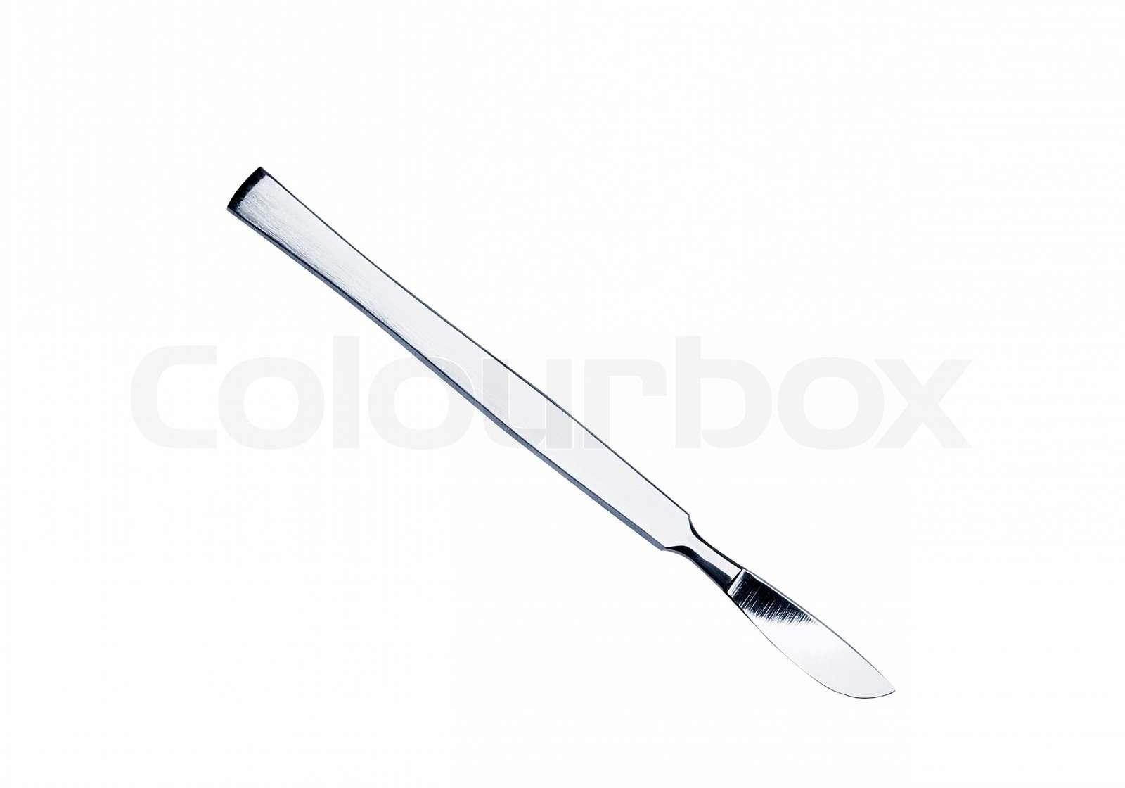 Chirurgie Skalpell isoliert auf einem weißen Hintergrund | Stock Bild ...