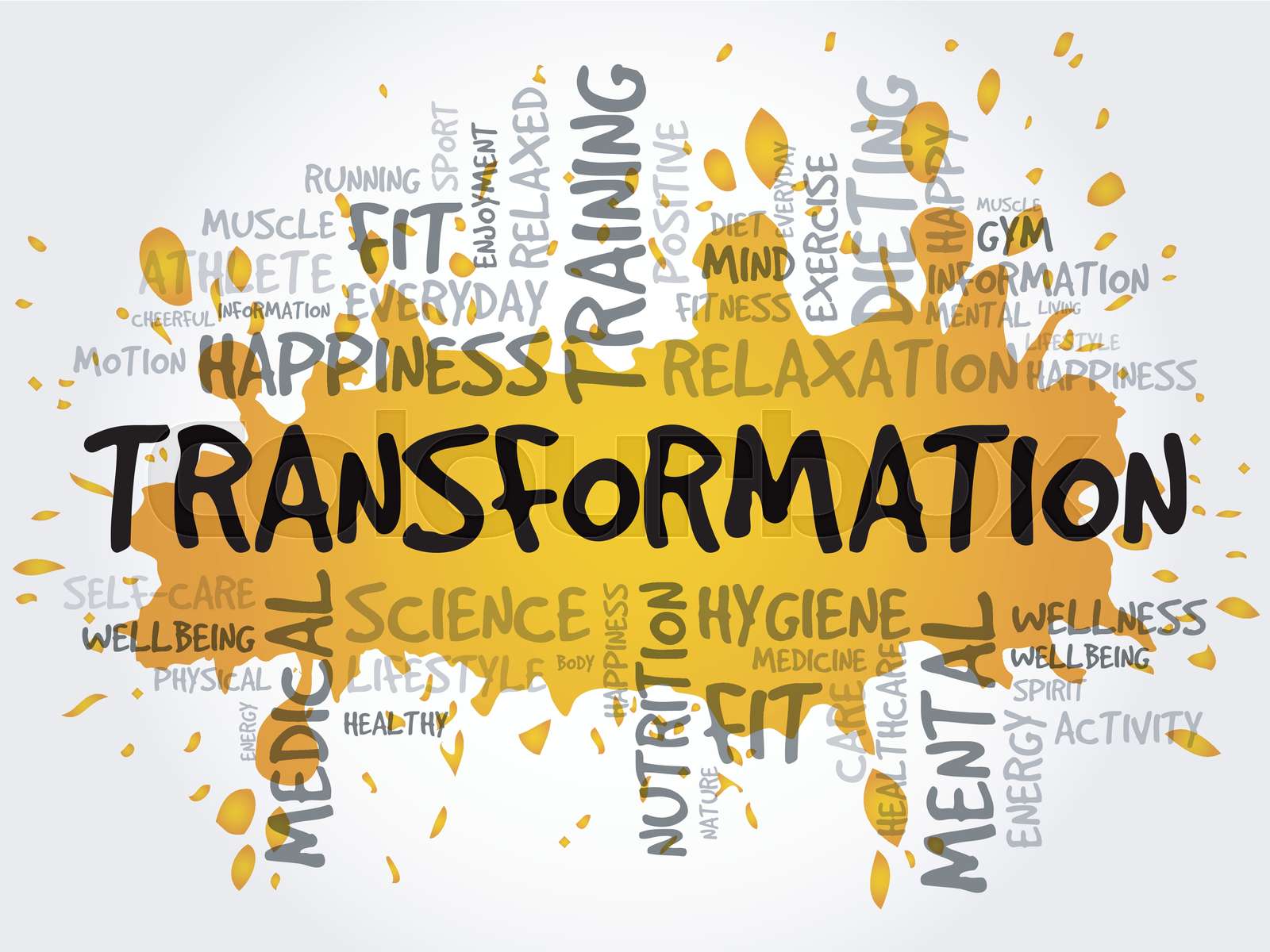 TRANSFORMATION word cloud collage | Stock vector | Colourbox