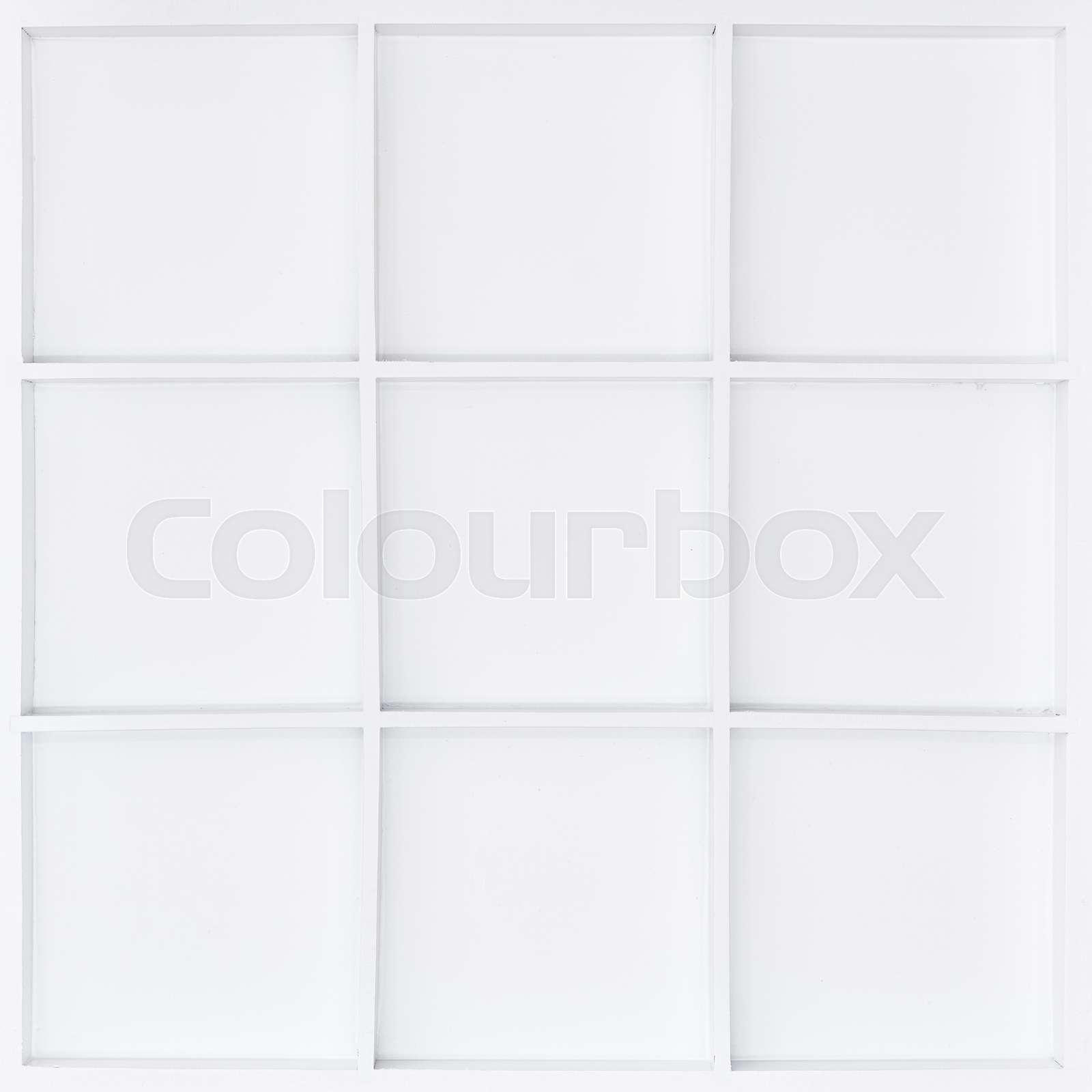 White Wooden Display Box | Stock image | Colourbox