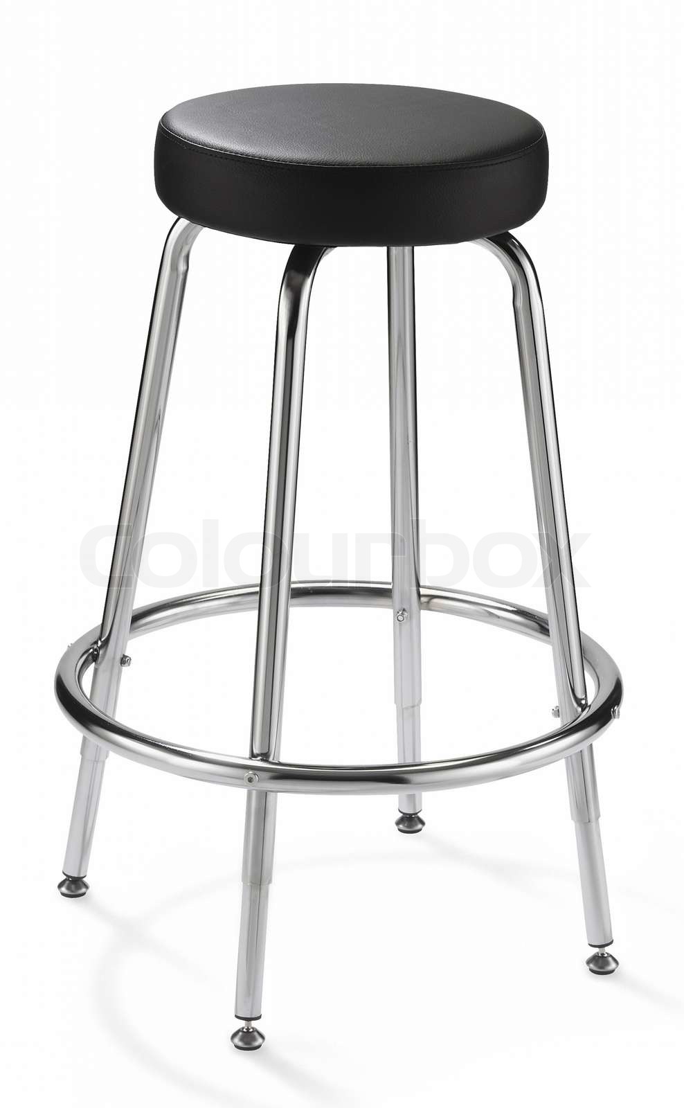 klassiske bar stol isoleret på en hvid baggrund | Stock foto | Colourbox