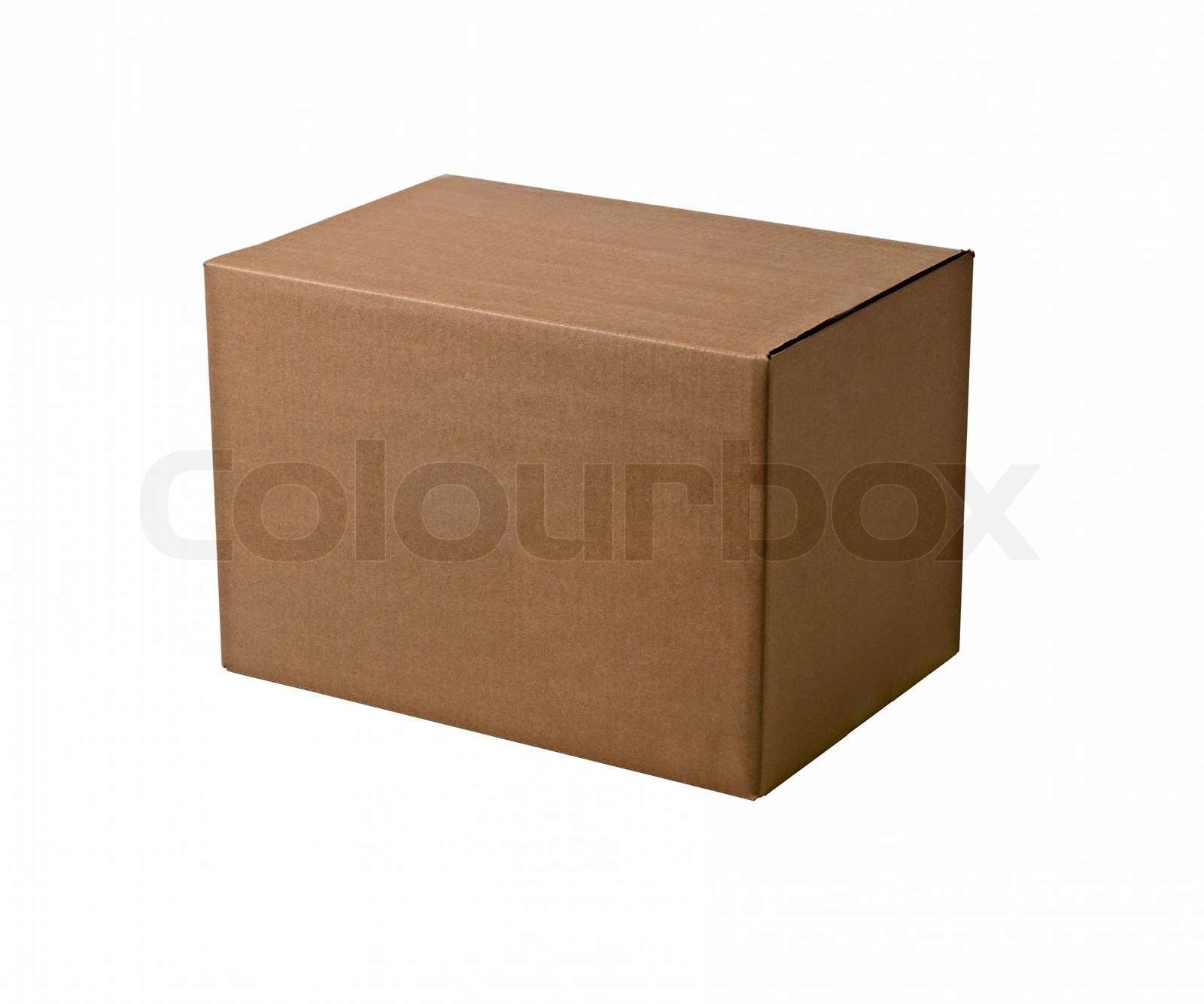 cardboard box carton container | Stock image | Colourbox