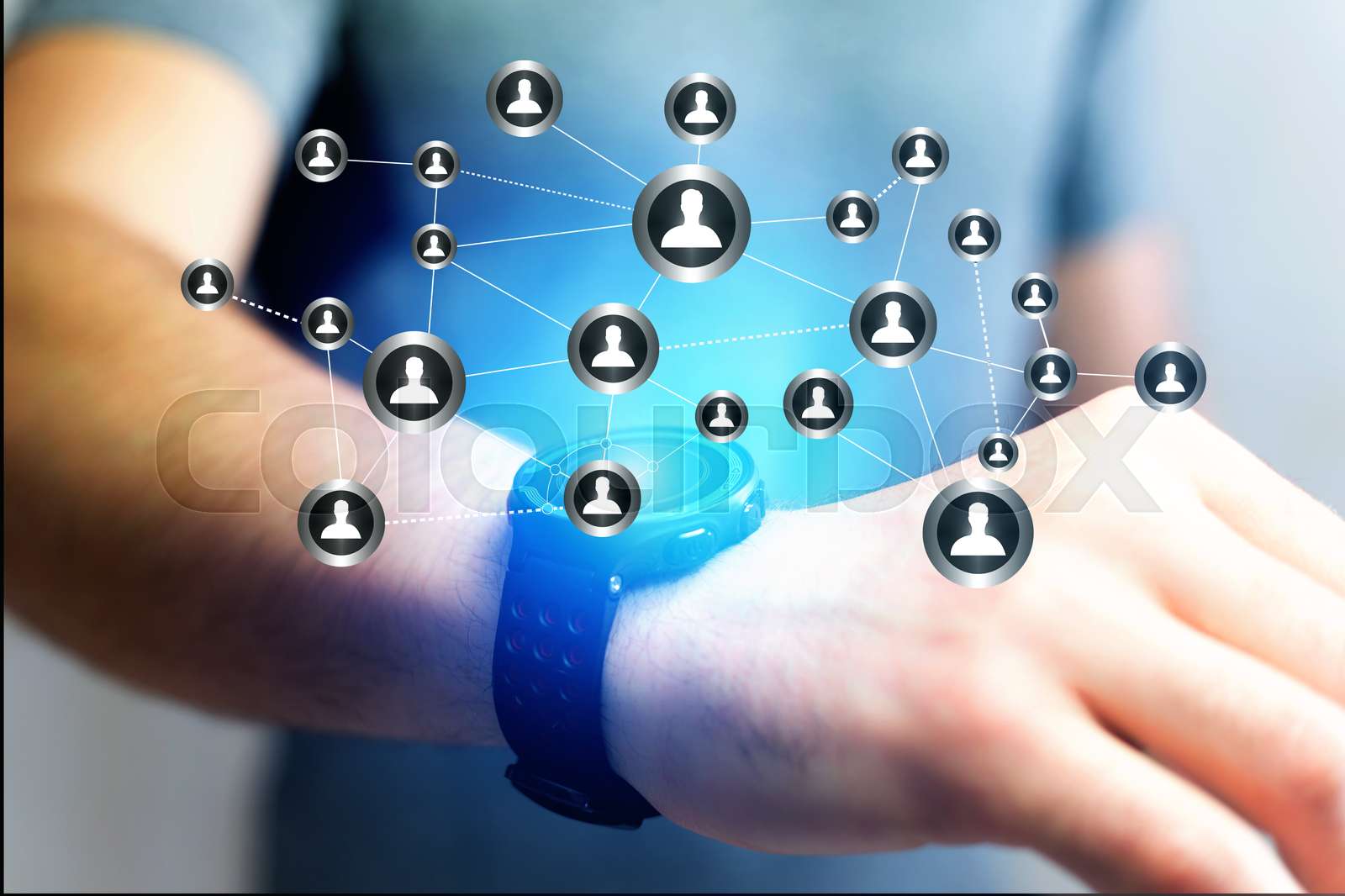 Concept of business international network interface - Technology ...