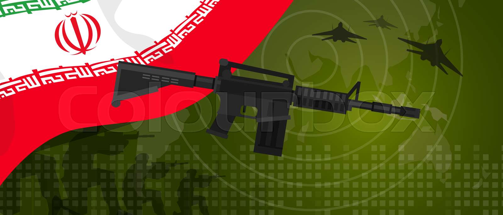 Iran military power army defense industry war and fight country ...