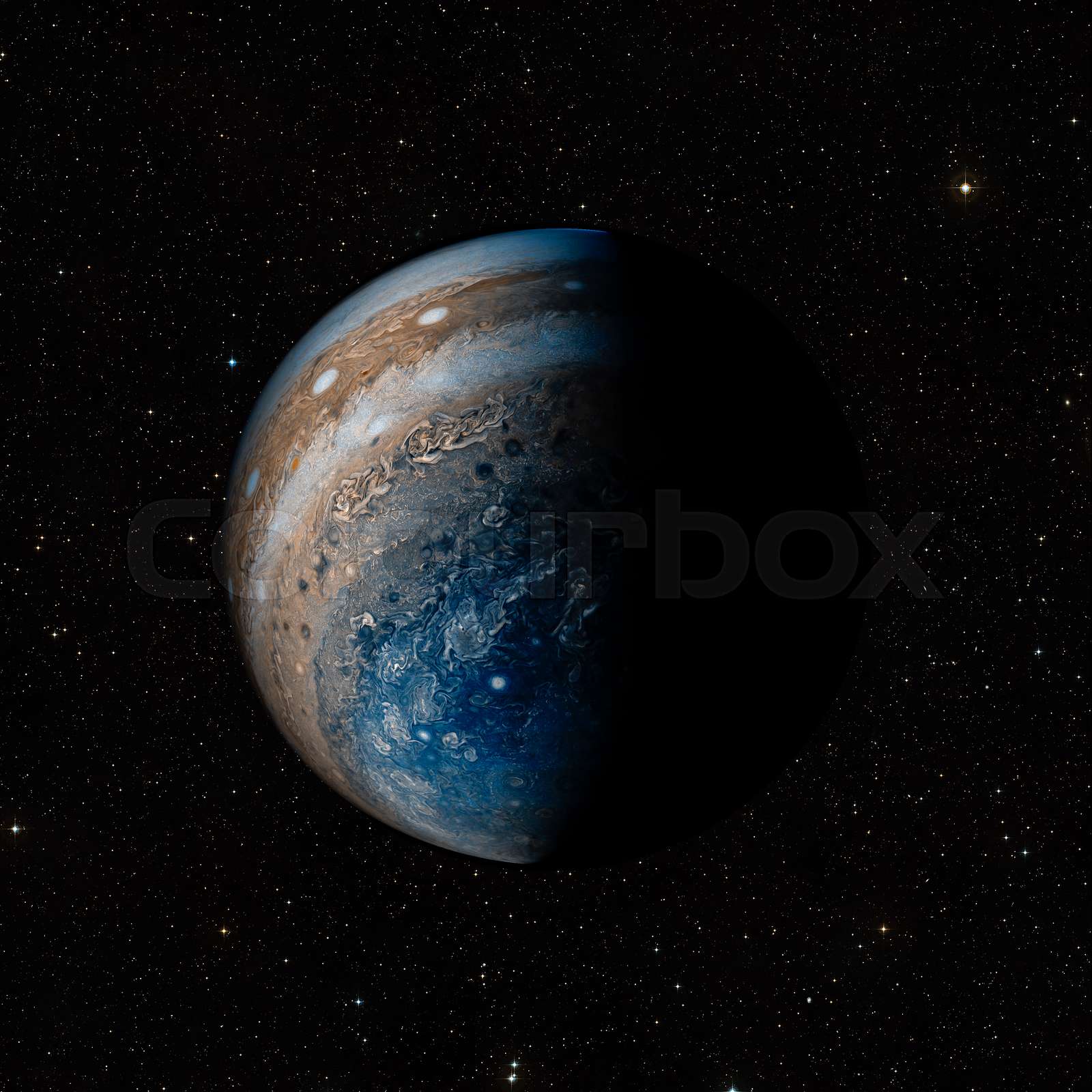 Planet Jupiter in outer space. | Stock image | Colourbox Planet Jupiter in outer space. | Stock image | Colourbox