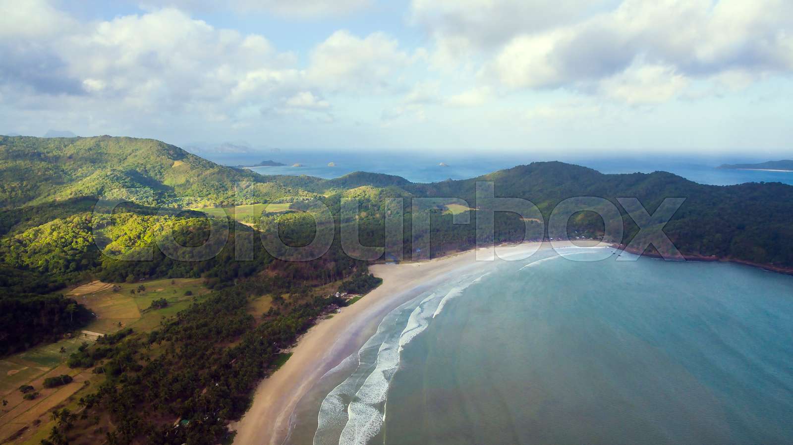Photos landscape of the Philippine Islands aerial view | Stock image ...