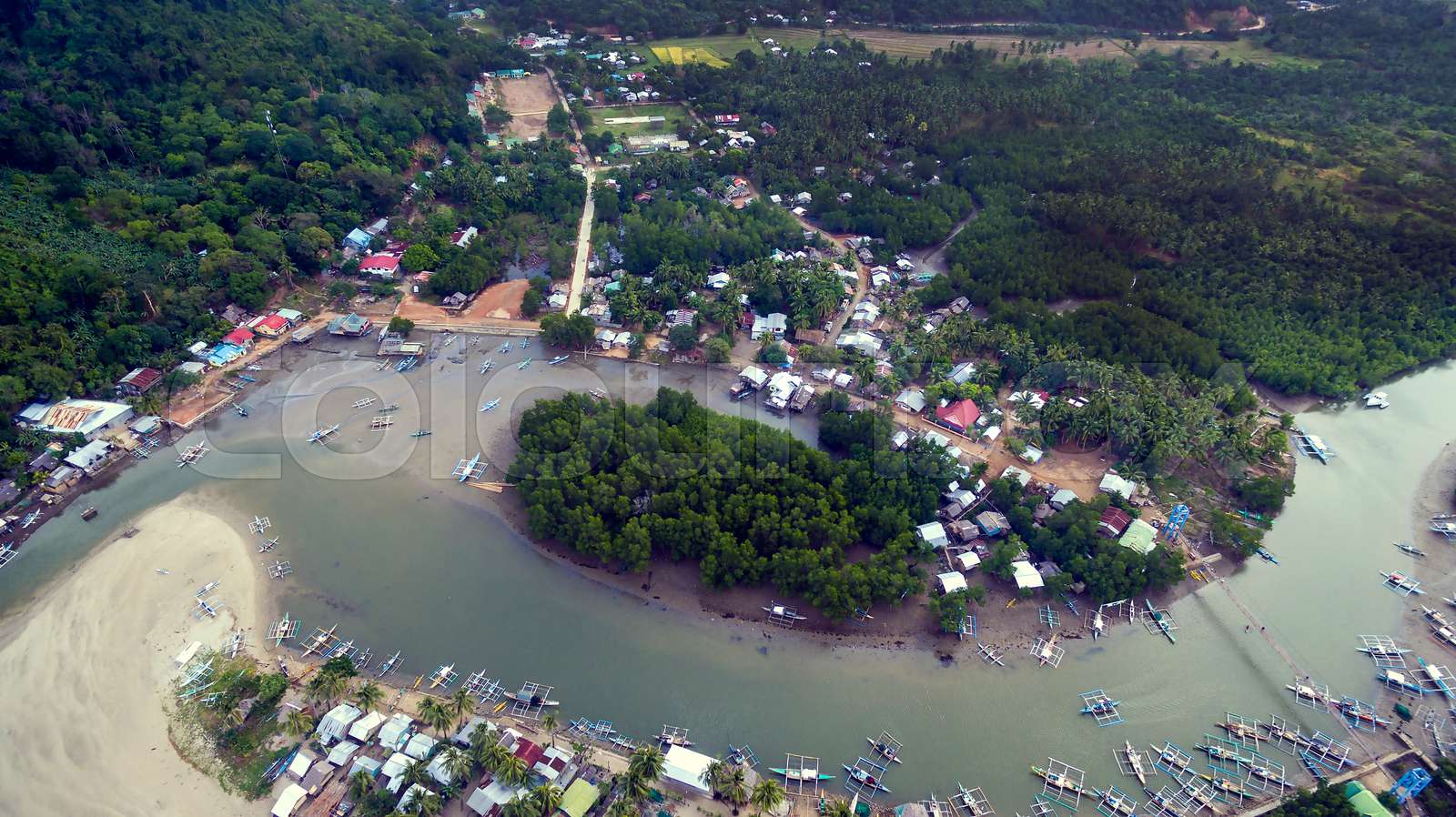 Photos landscape of the Philippine Islands aerial view | Stock image ...