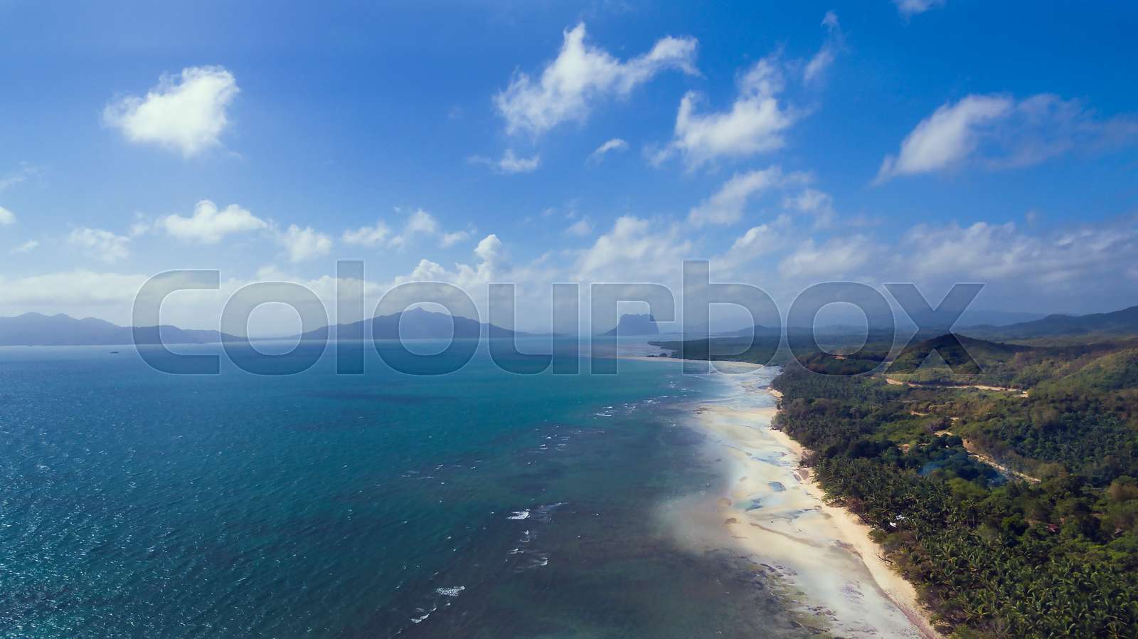 Photos landscape of the Philippine Islands aerial view | Stock image ...