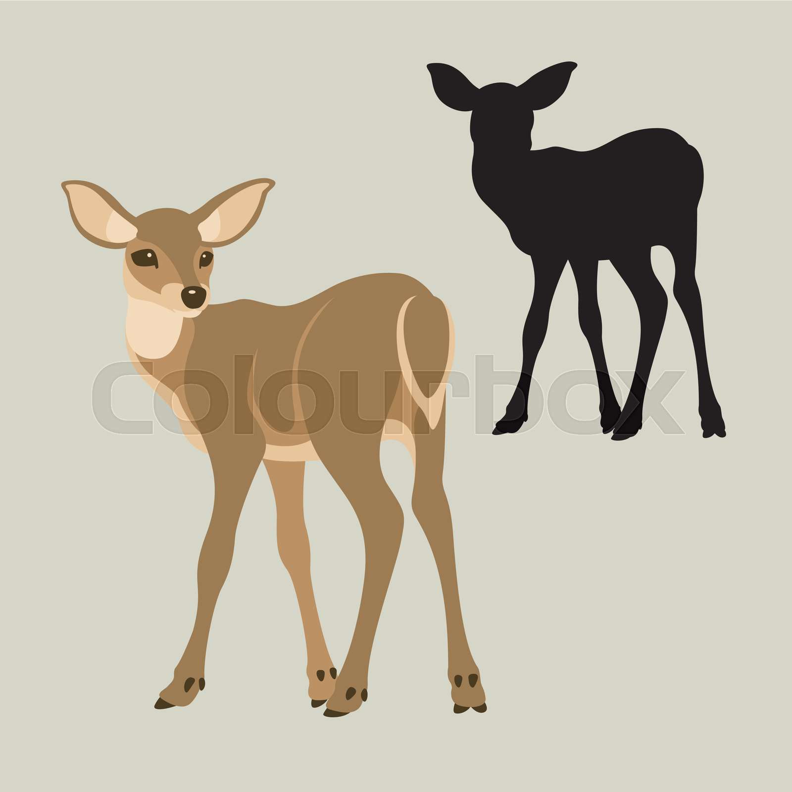 Deer baby | Stock vector | Colourbox