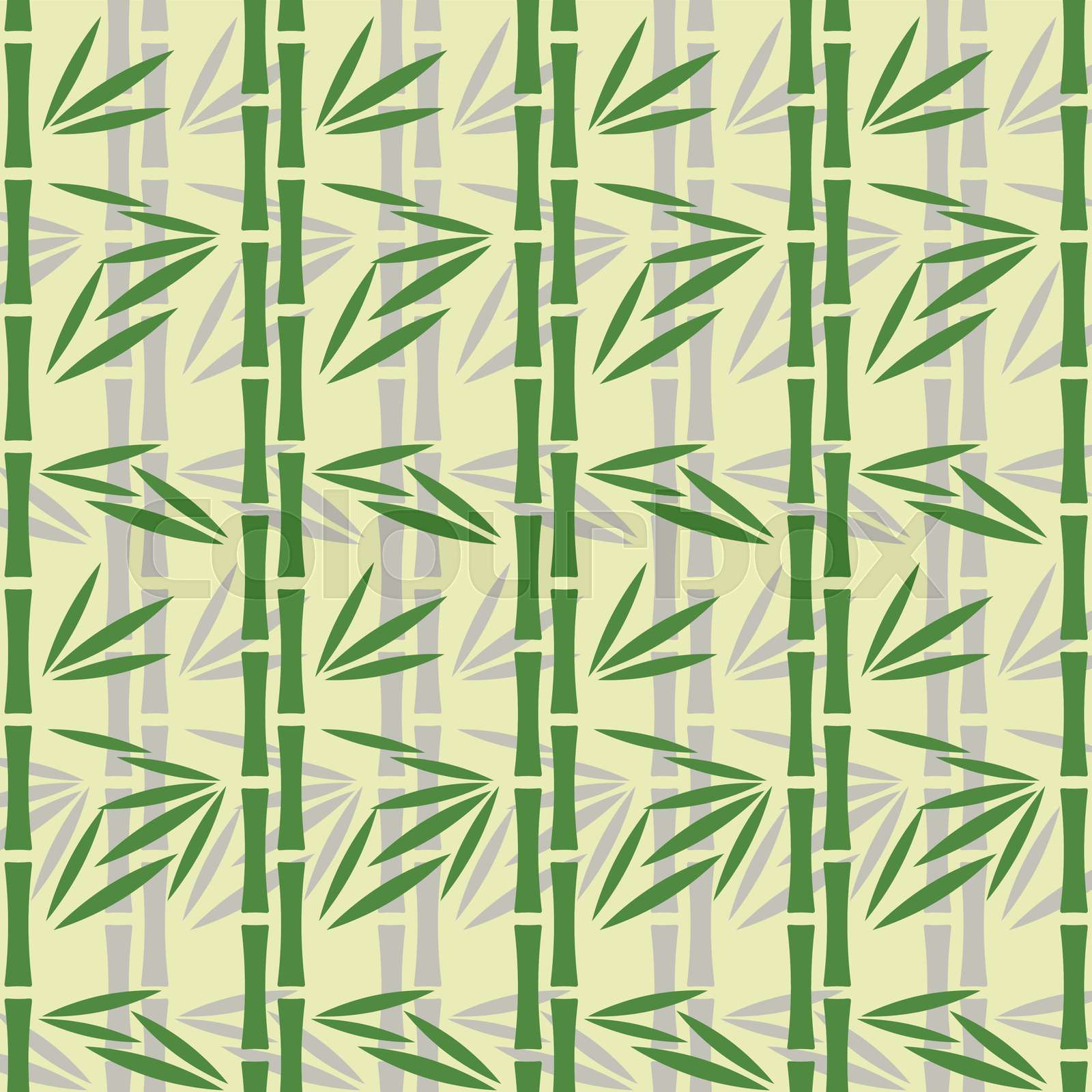 Abstract bamboo pattern | Stock vector | Colourbox