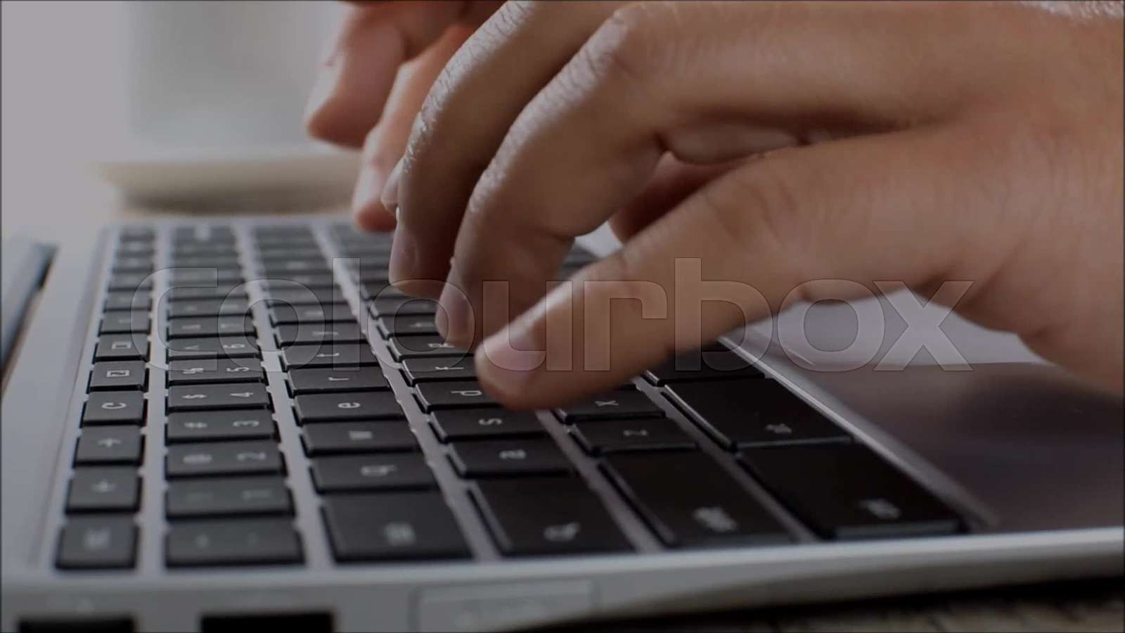 Typing on a Laptop | Stock video | Colourbox