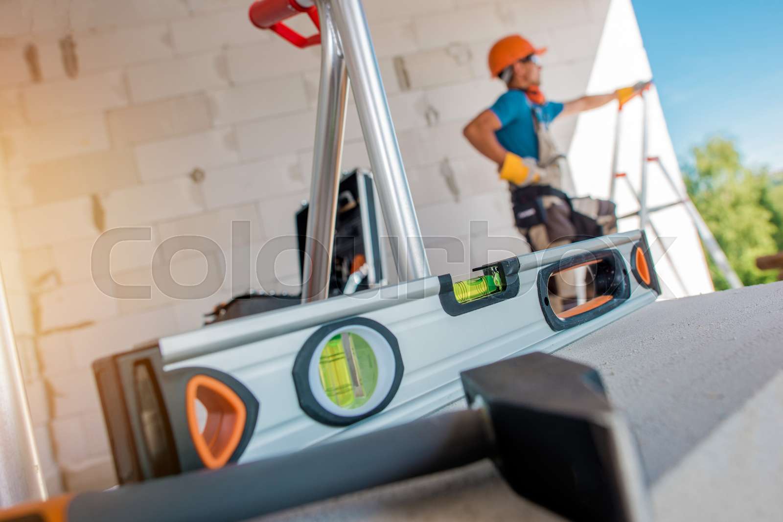 Construction Site Level Tool | Stock image | Colourbox