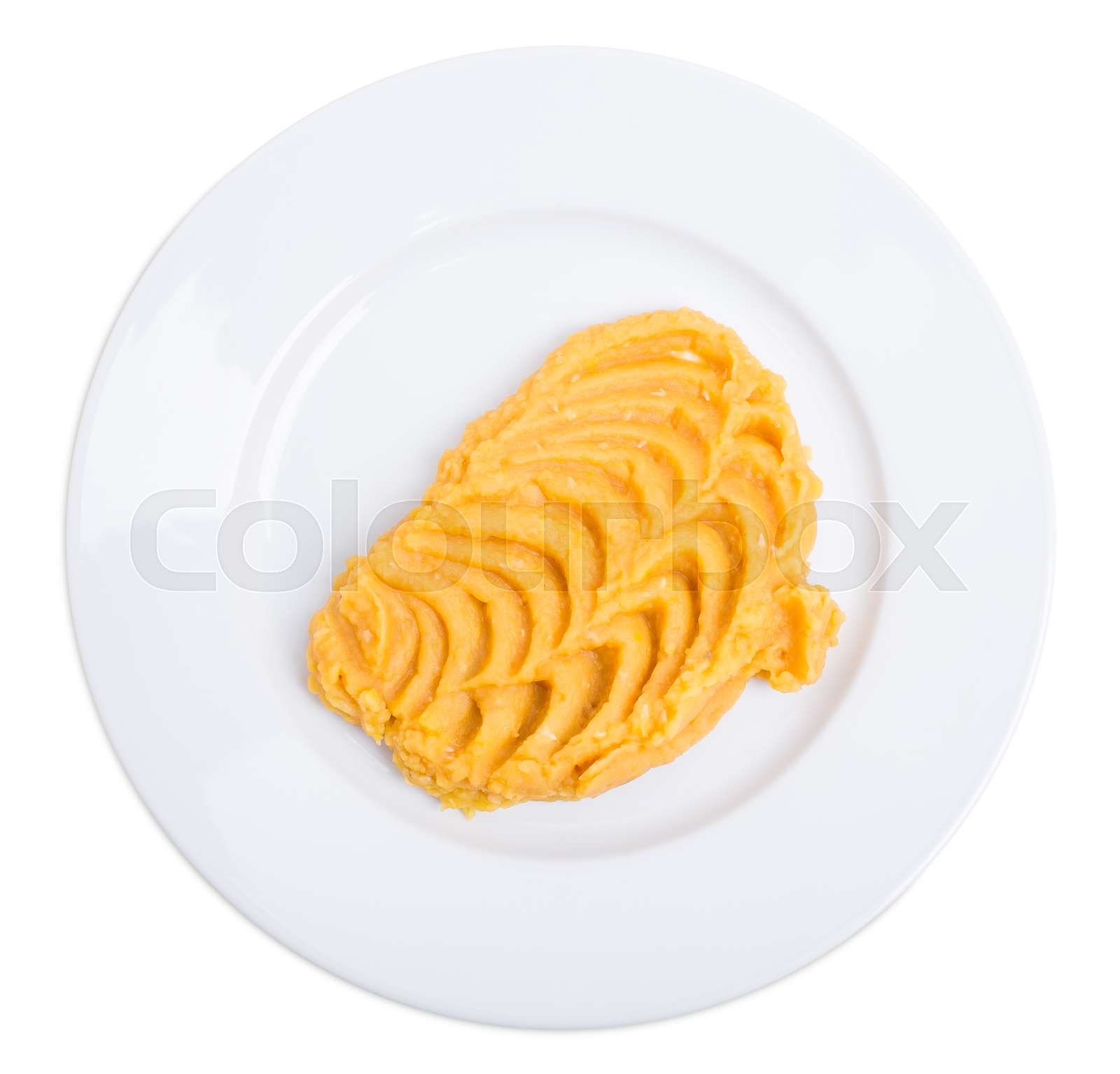 Mashed corn puree. | Stock image | Colourbox
