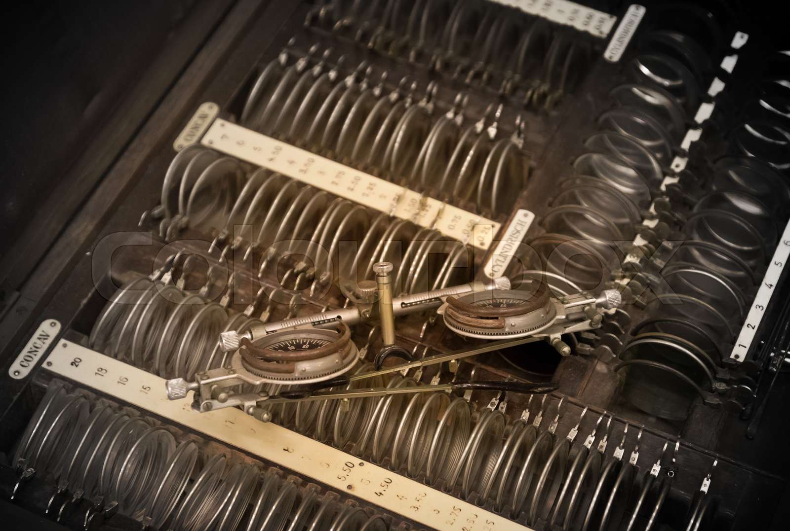 Test glasses, complete set | Stock image | Colourbox