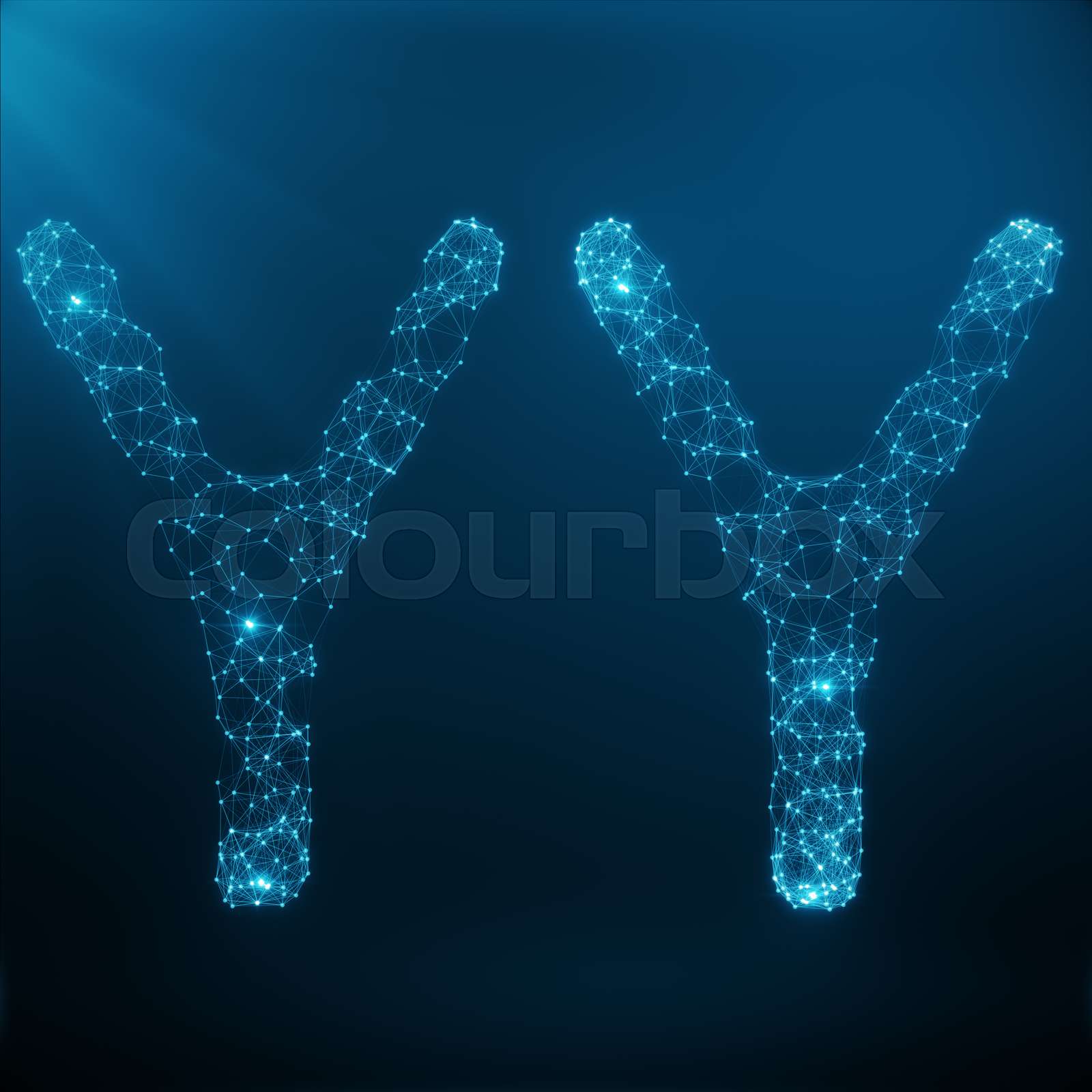 YY-Chromosome Concept for Human Biology Medical Symbol Gene Therapy or ...