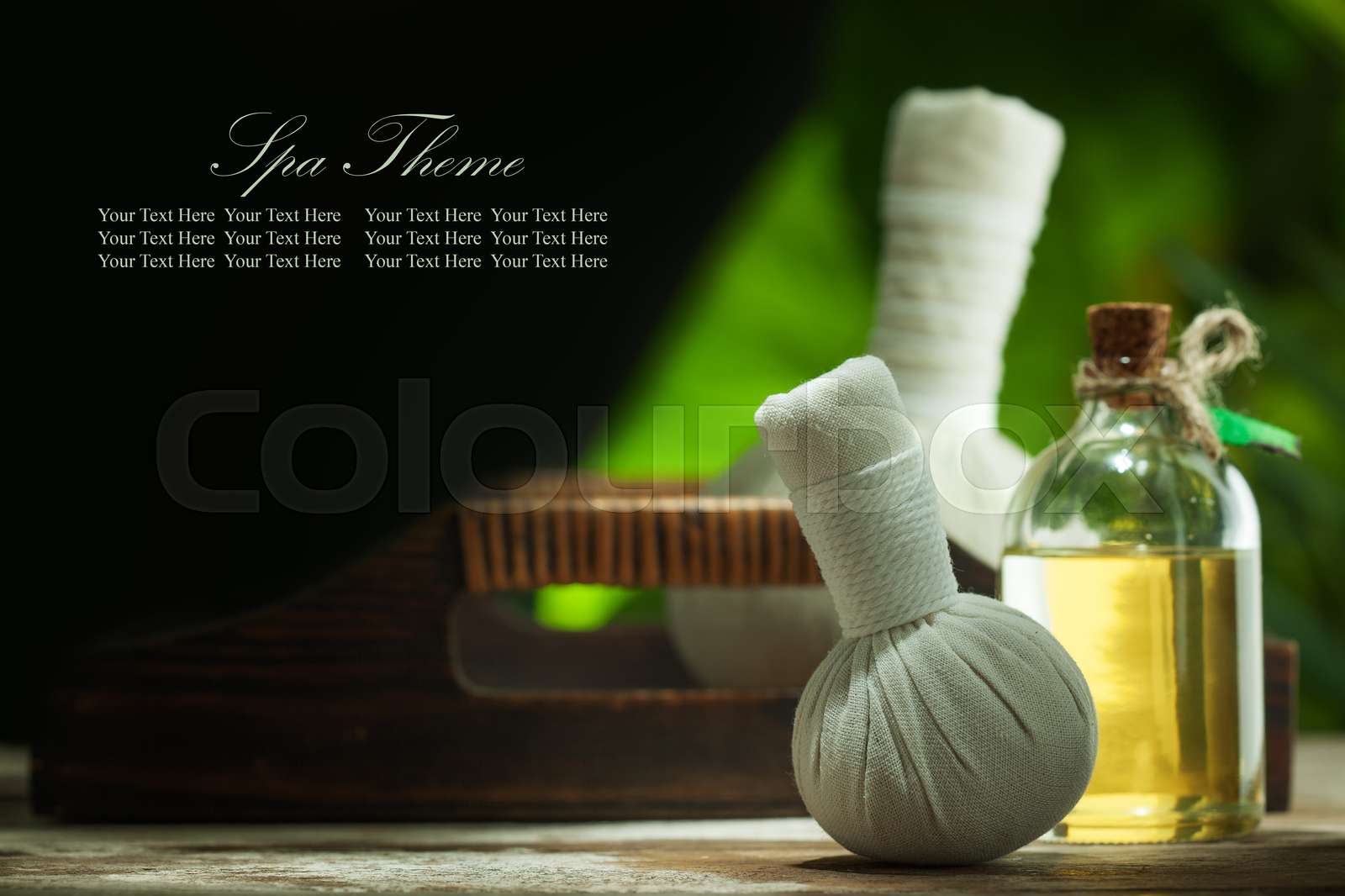 spa things | Stock image | Colourbox