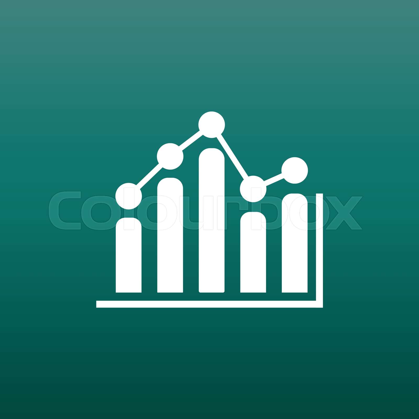 icon, graf, chart | Stock-Vektor | Colourbox