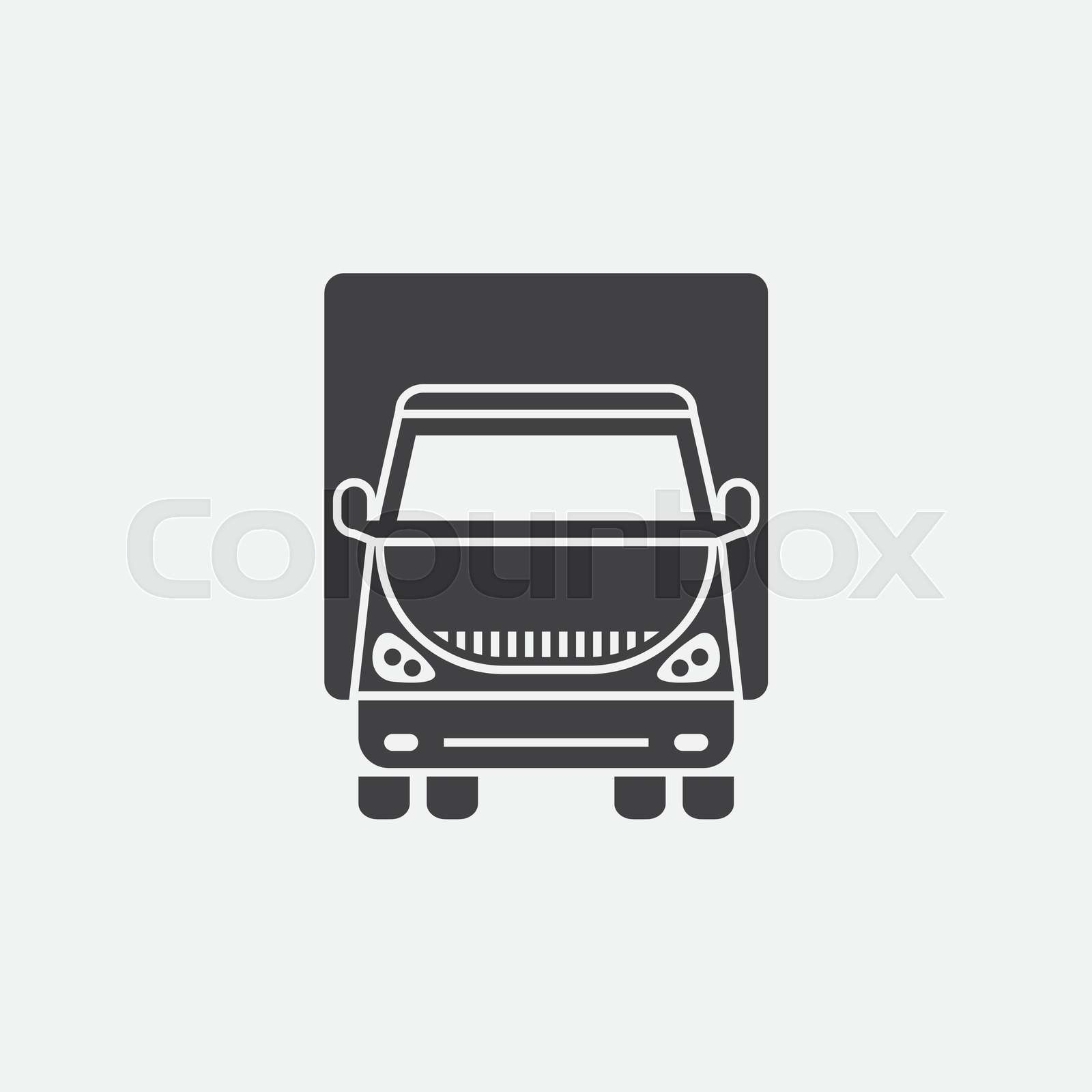 Lorry icon | Stock vector | Colourbox