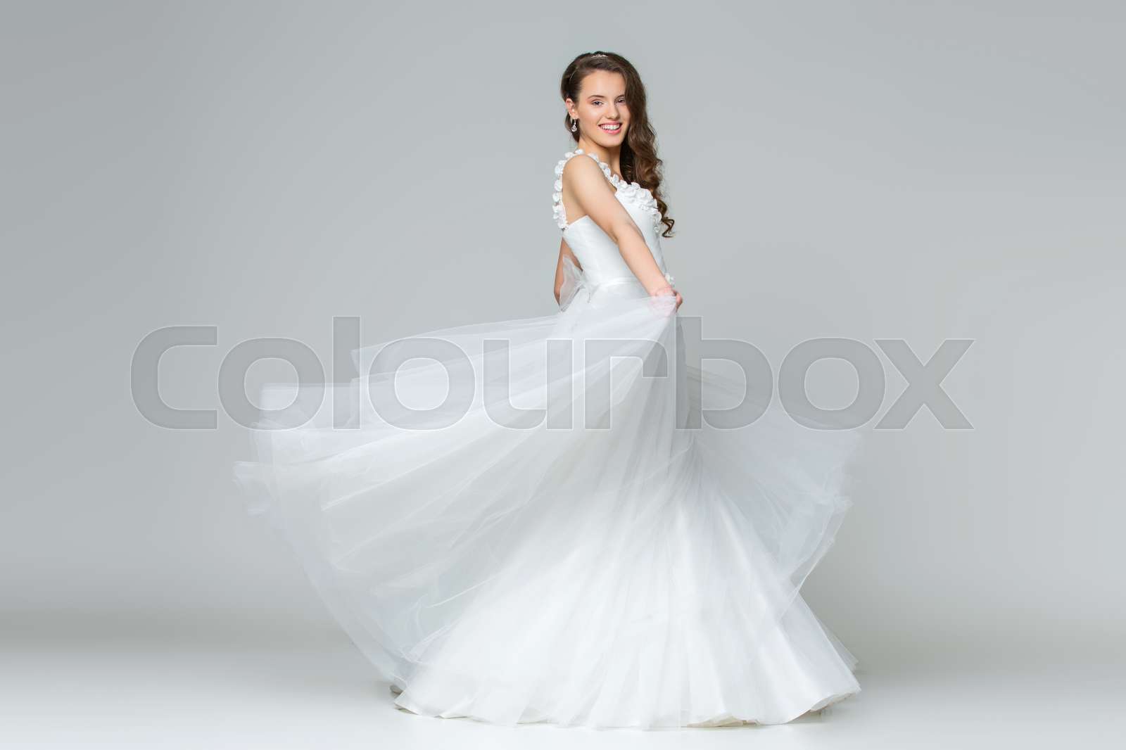 Beautiful young bride girl | Stock image | Colourbox