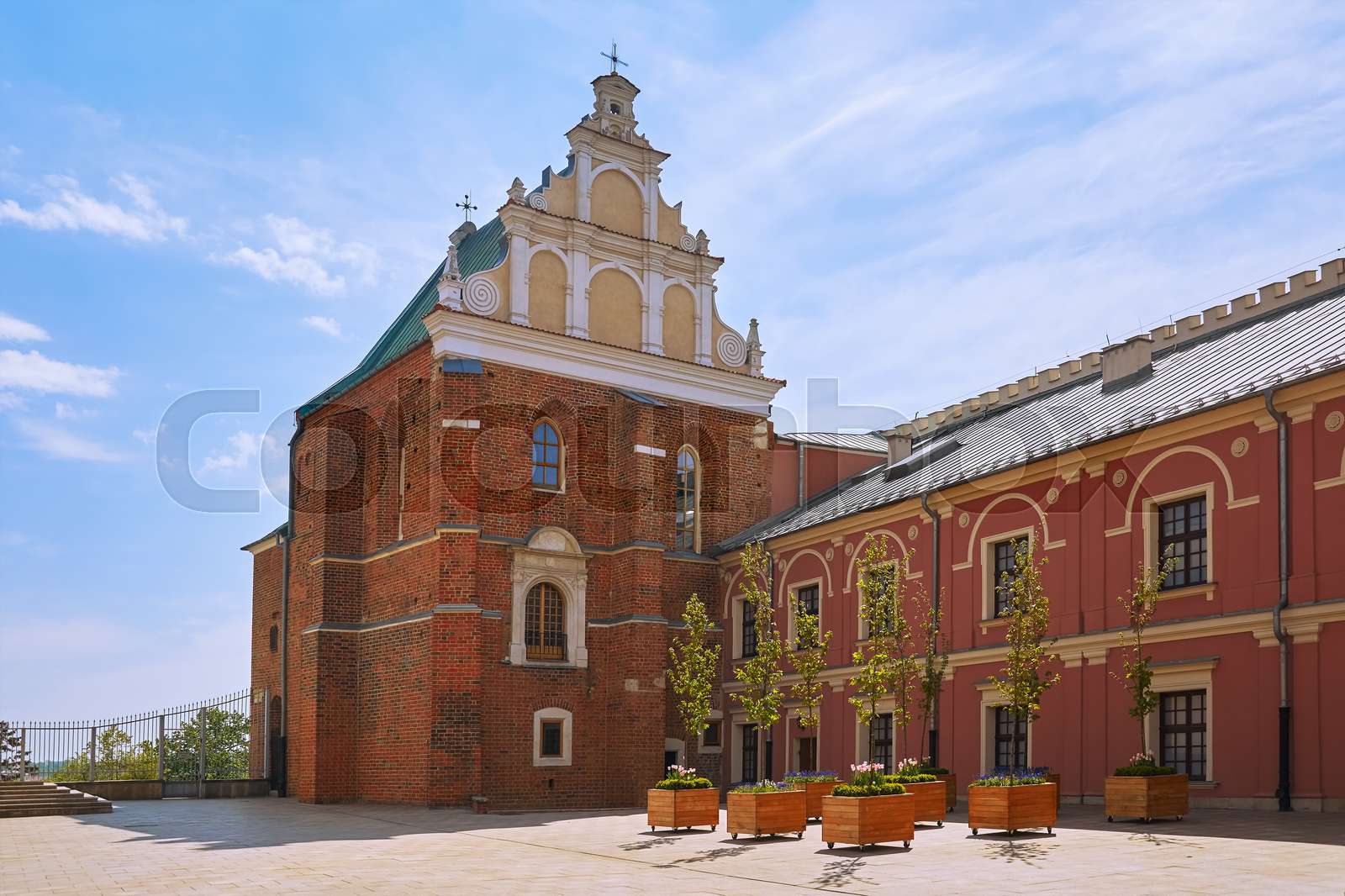 Courtyard of Castle | Stock image | Colourbox