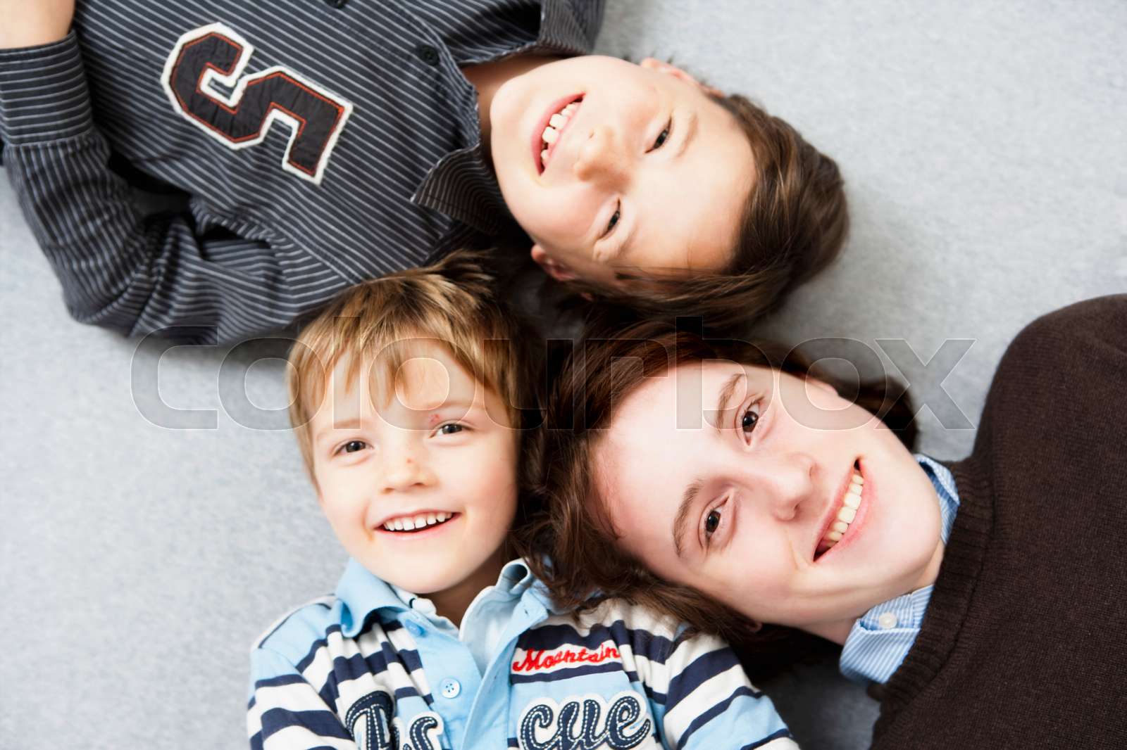 Three brothers | Stock image | Colourbox