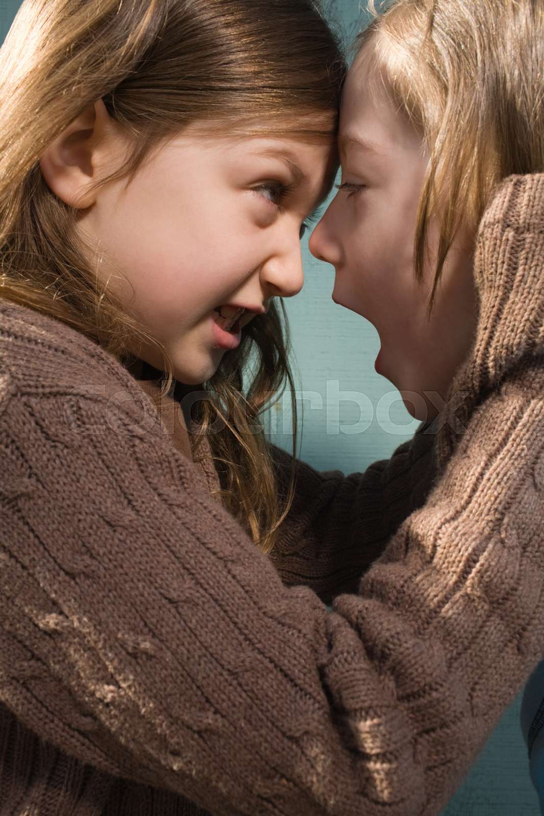 Girls fighting | Stock image | Colourbox