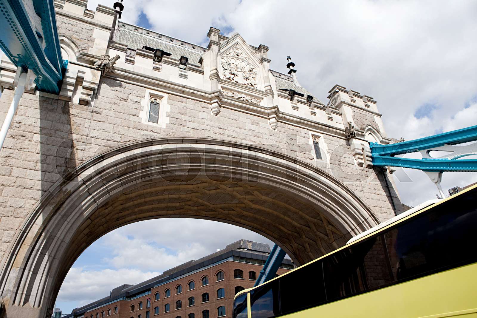 Arch of Tower bridge, London | Stock image | Colourbox